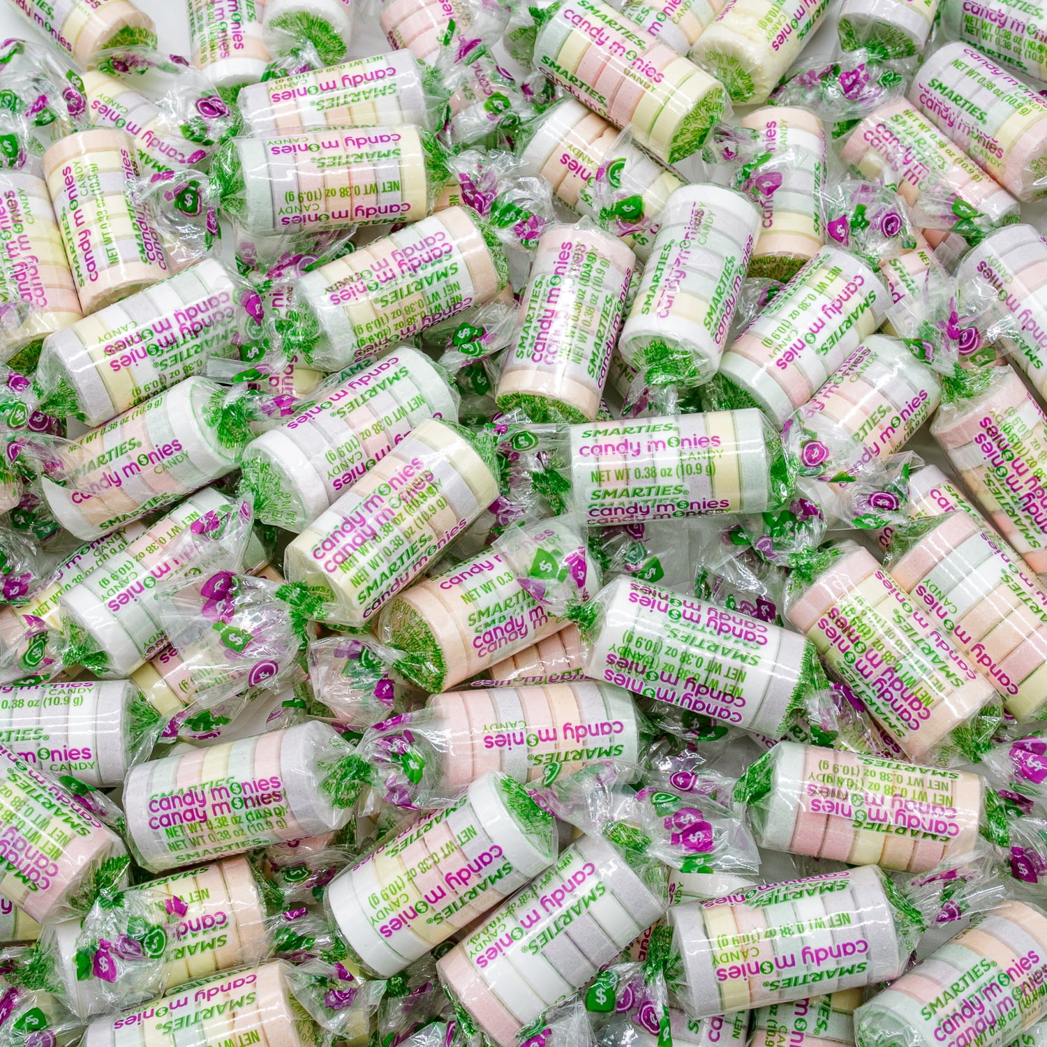 Smarties Candy Money 2 lb – Bulk Candy in Resealable Bag, 4 Original ...