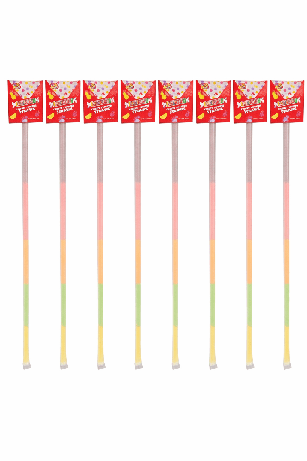 Smarties Candy Powder Straws Assorted Flavors Fruity Sweet 12 Count ...