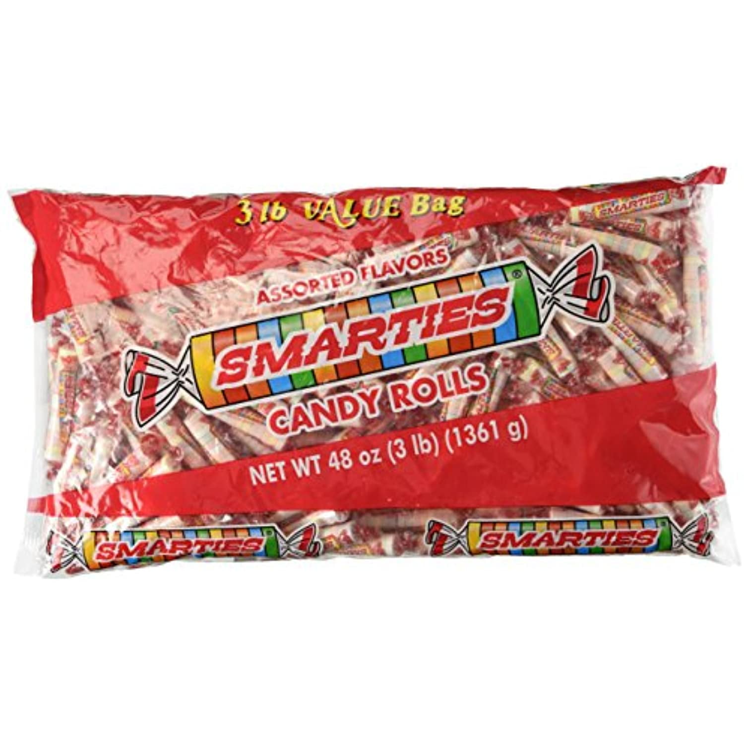 Smarties Candy Rolls, 3 Pound Bag, 180 Count, - Walmart.com