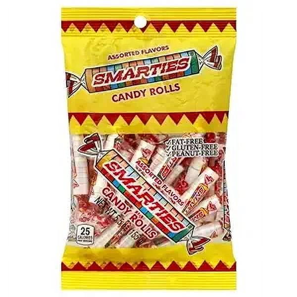 Smarties Candy Rolls 5oz Bag - Walmart.com