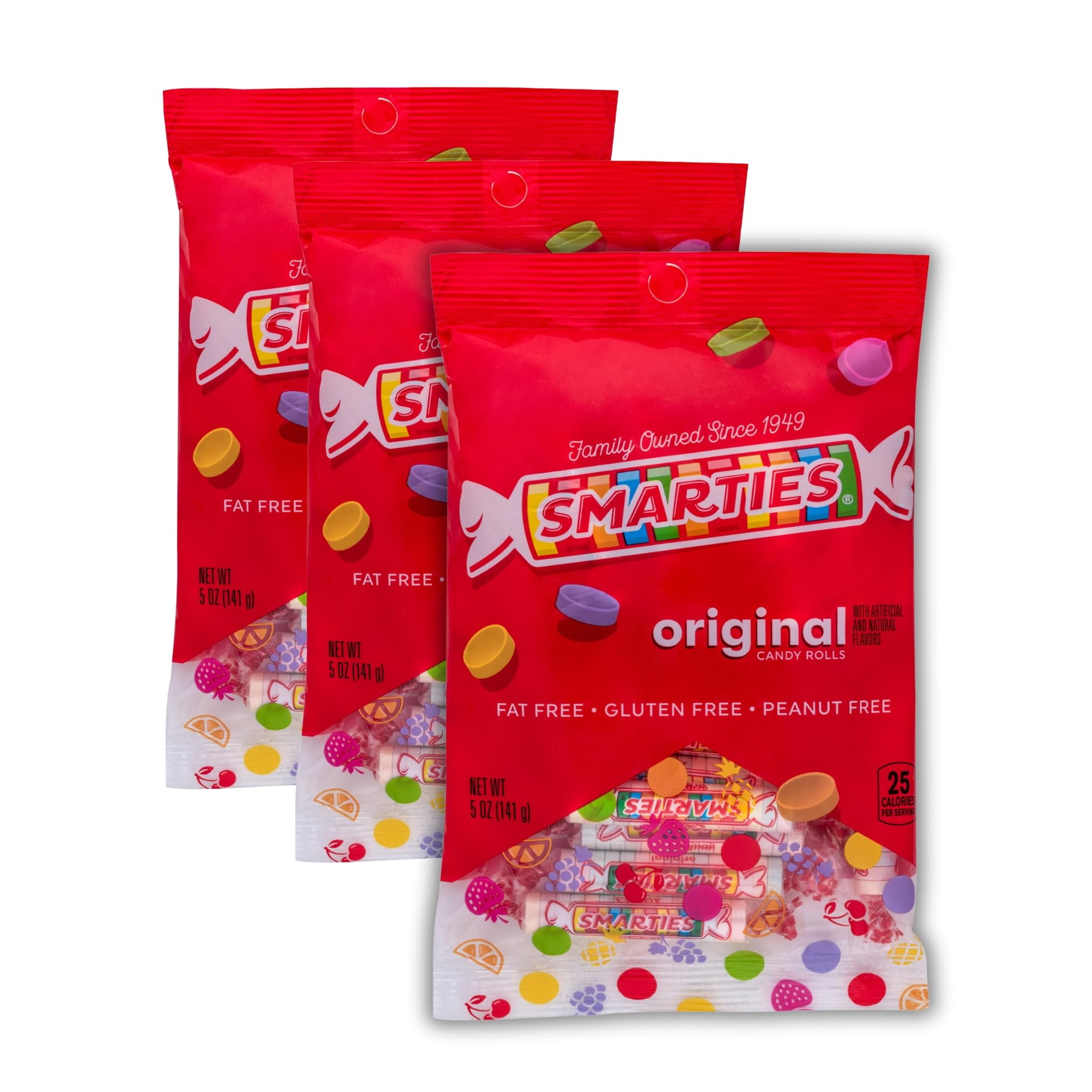 Smarties Candy Rolls Original Flavor Gluten Free & Classic Sweetness ...