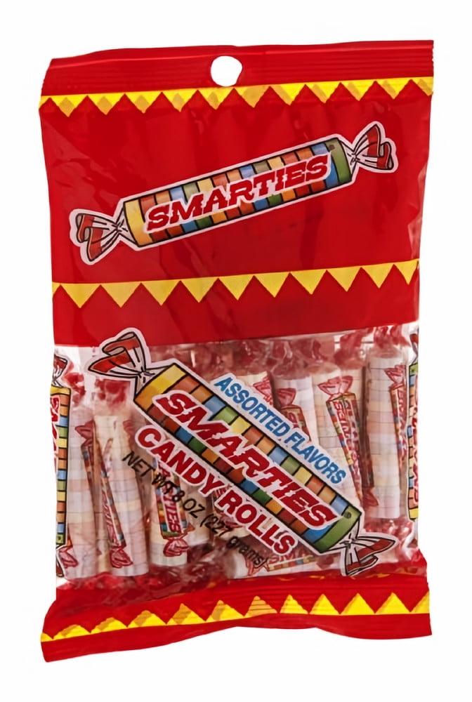 Smarties Candy Rolls 8 oz (Pack of 10) - Walmart.com
