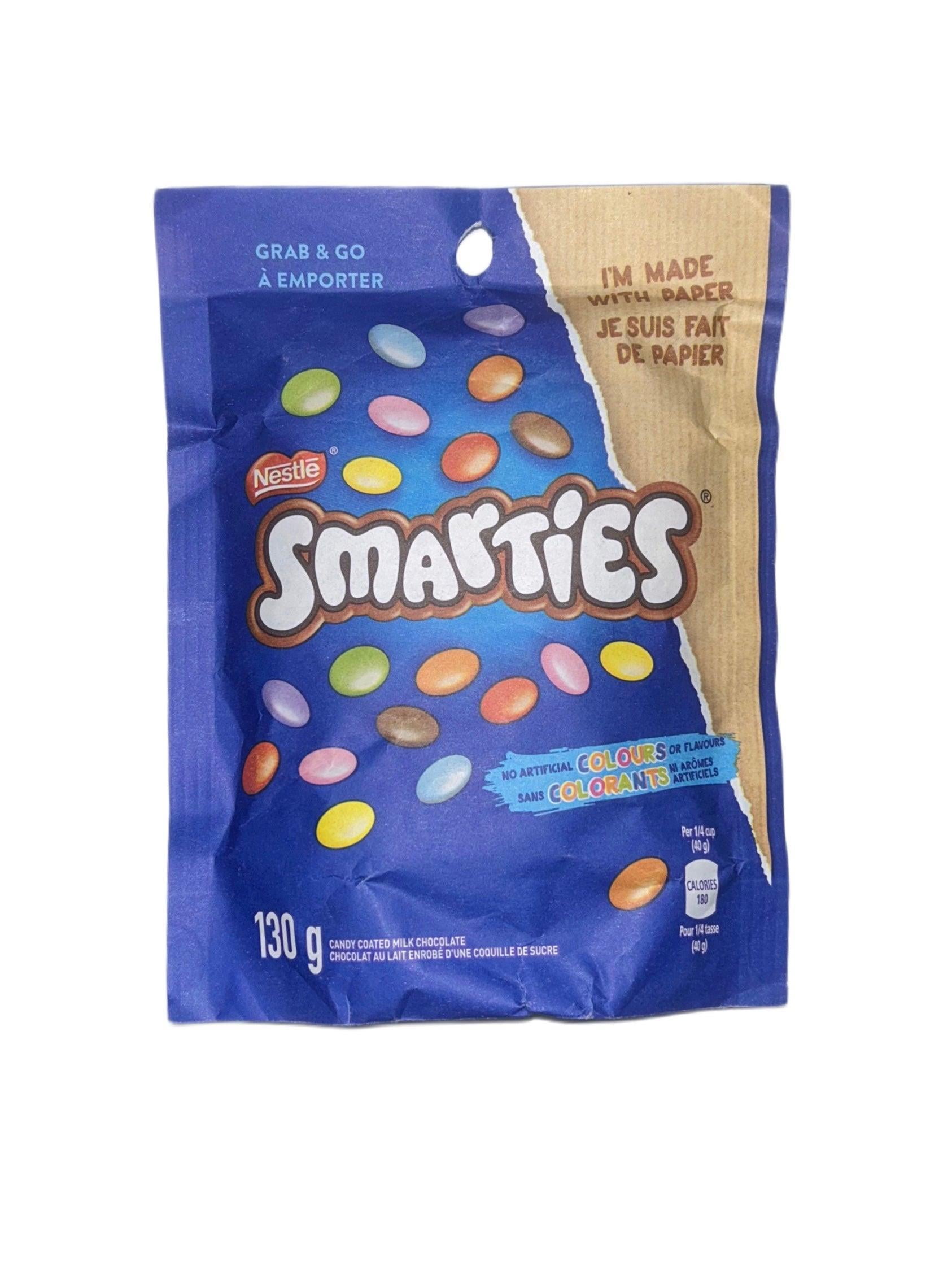Smarties Chocolate Bag 130G - Walmart.com