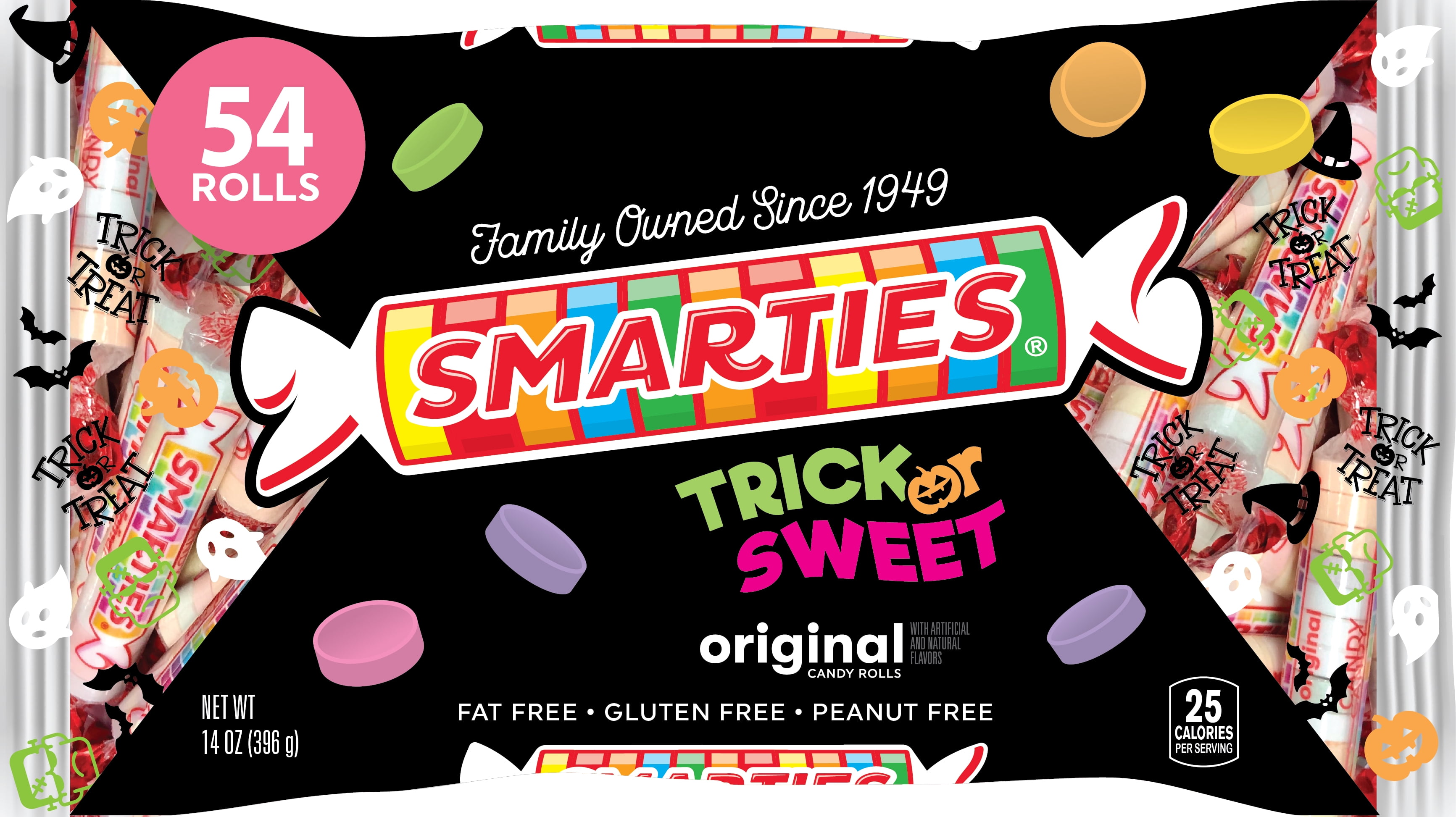 Smarties Original Candy Rolls, Regular Size, 14 oz - America's Favorite ...