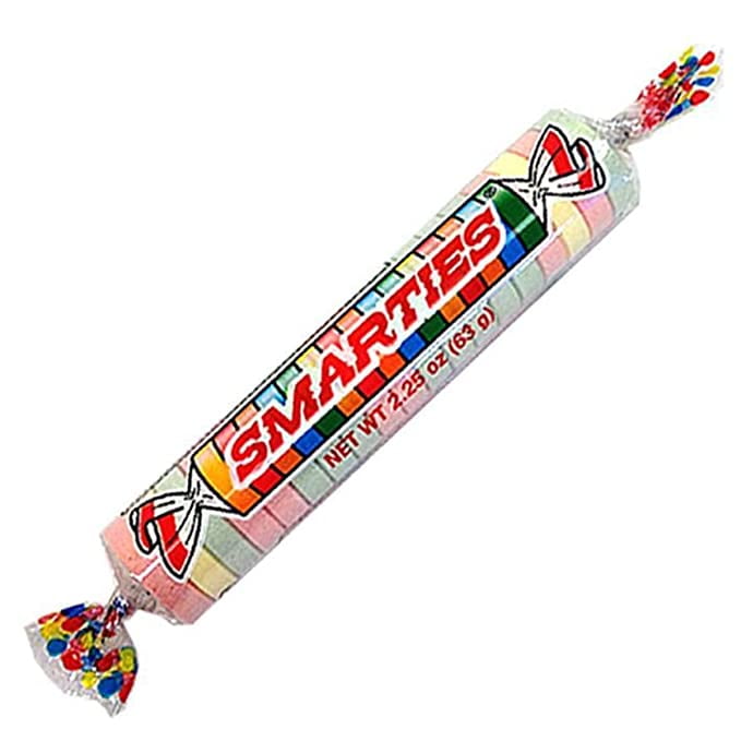 Smarties Original Flavor Hard Candy Rolls Individually Wrapped, Bulk ...