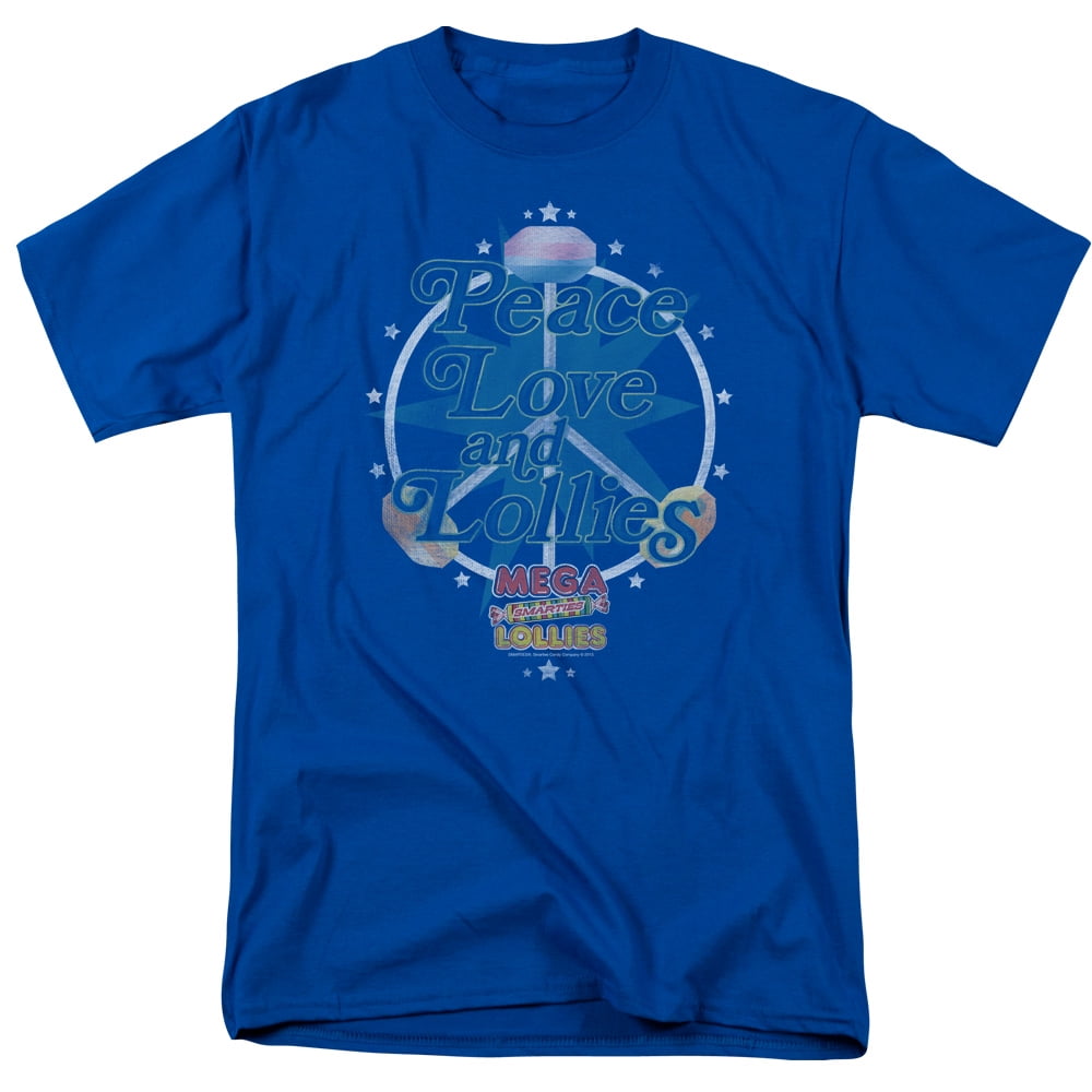 Smarties Peace Lollies Officially Licensed Adult T Shirt - Walmart.com
