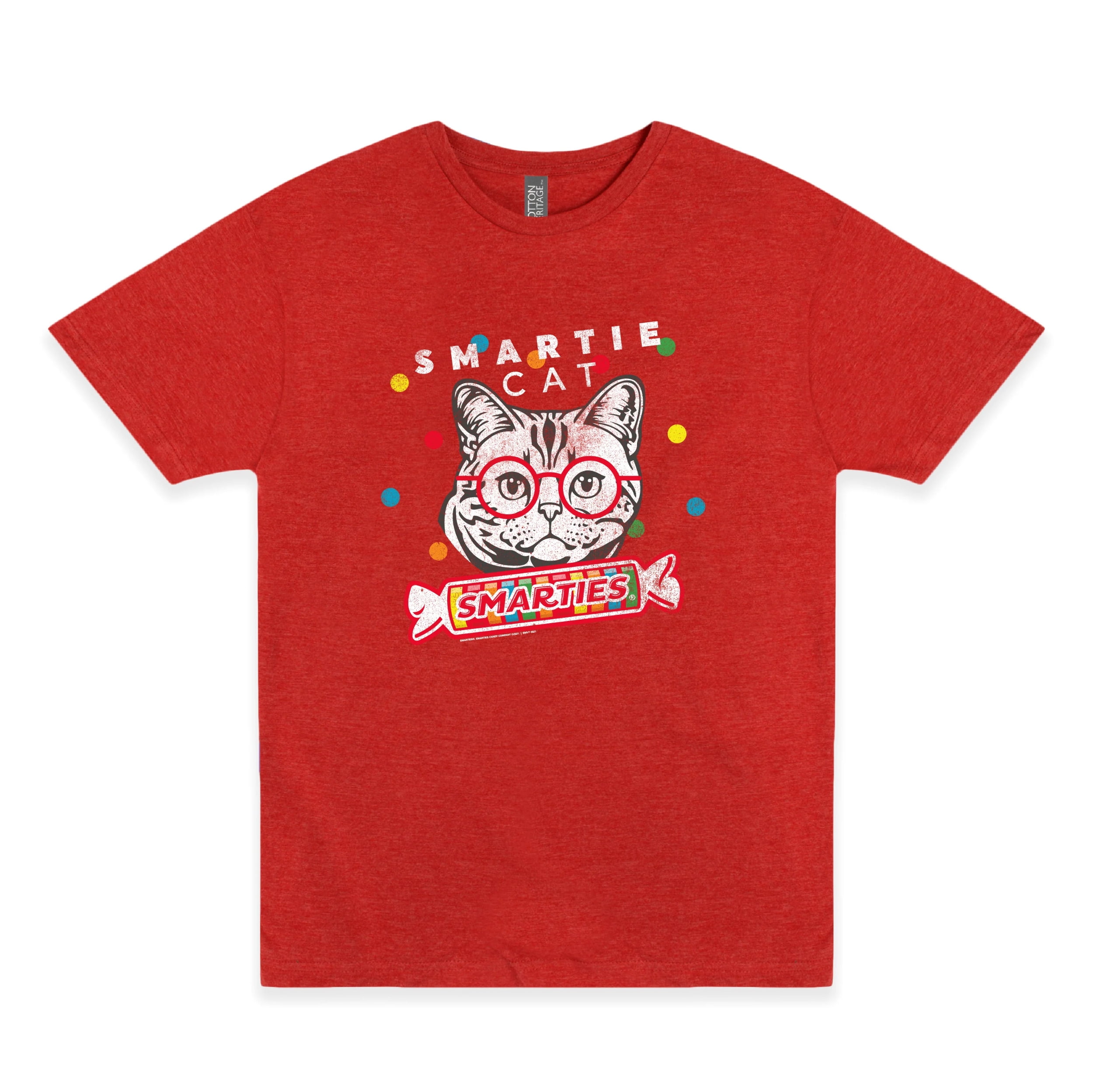 Smarties Smartie Cat | Are you a SMARTIE CAT? Tee - Walmart.com