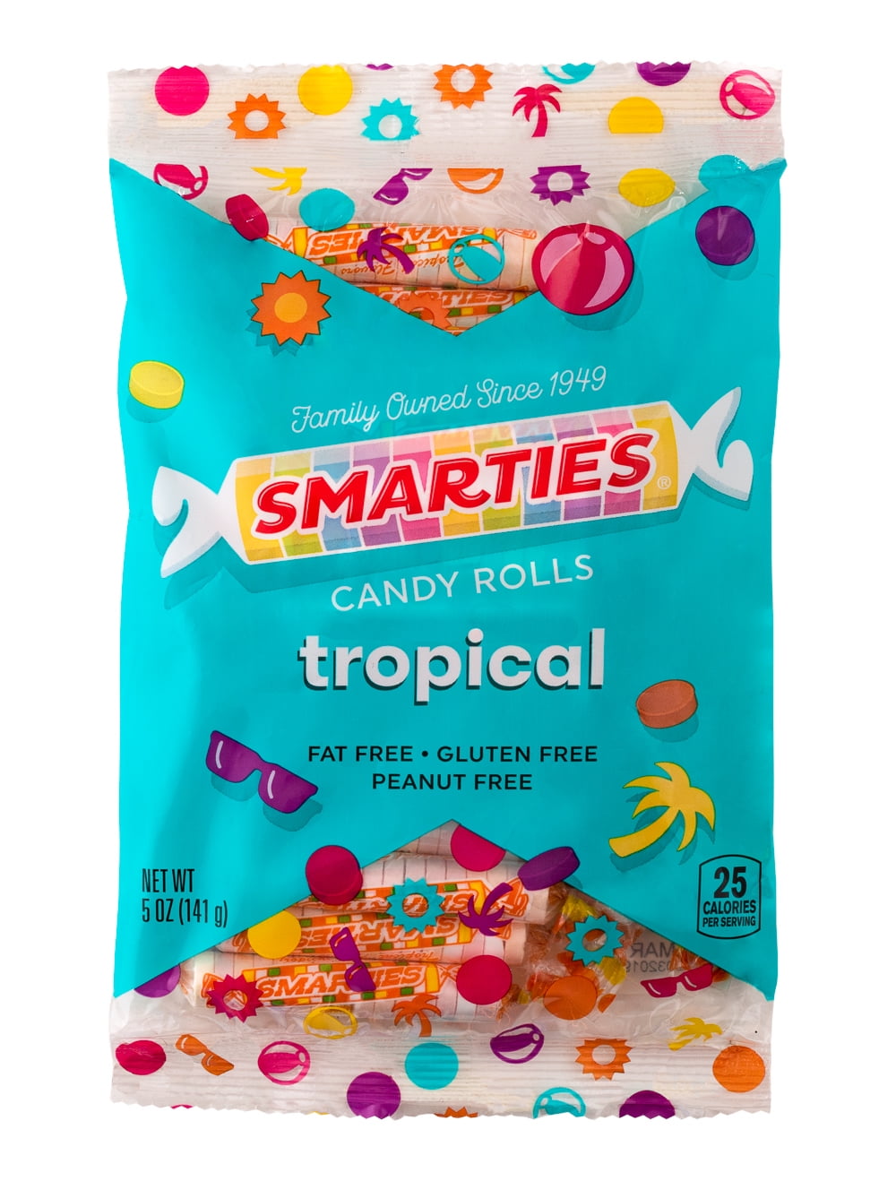 Smarties Tropical Candy Rolls, 5 Oz - Walmart.com