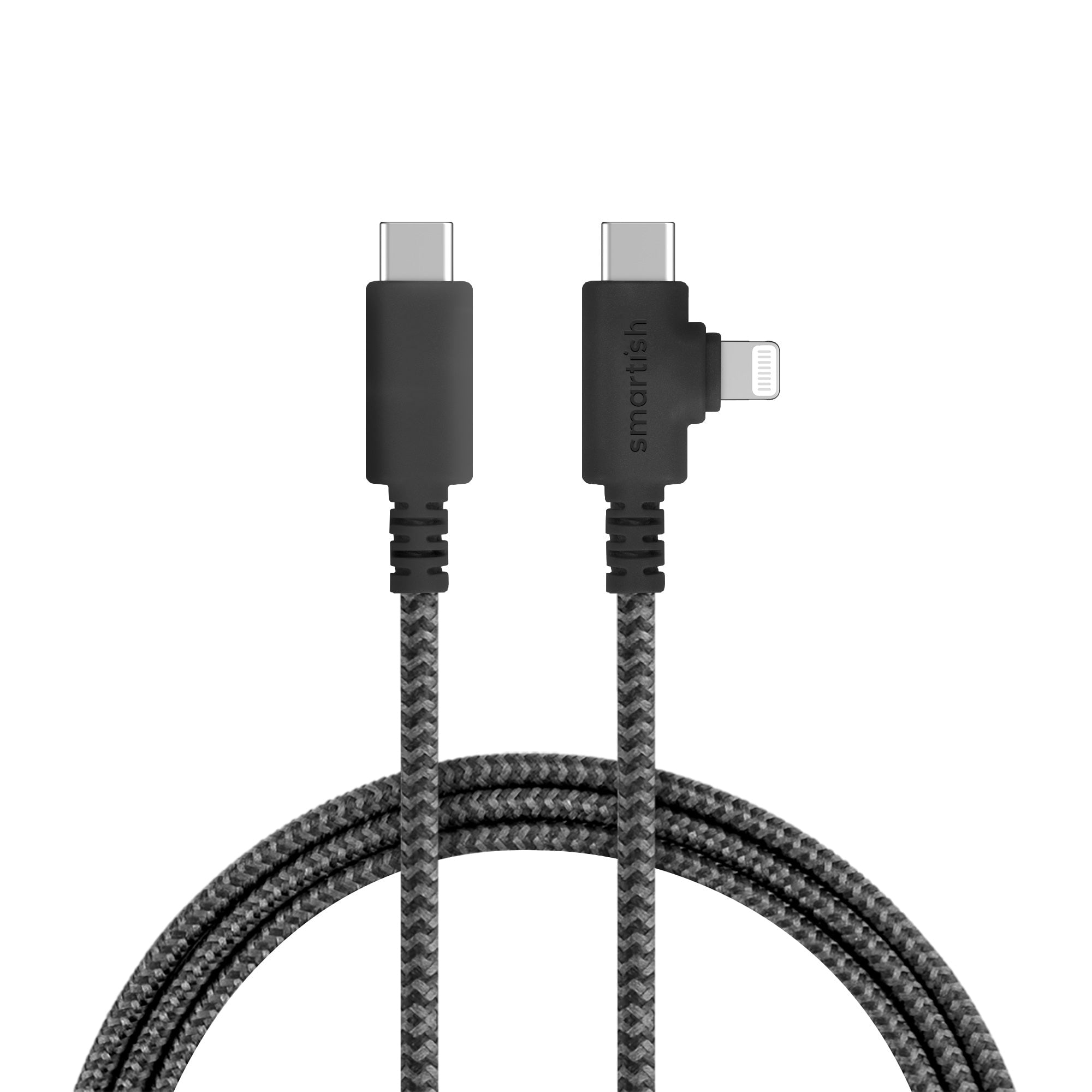 Smartish 2 in 1 USB C to USB C/Lightning Cable - Crown Joule - 6 Foot ...