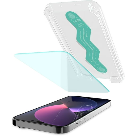 2 Pack for iPhone 15 Pro Max 6.7 inch Tempered Glass Screen Protector ...