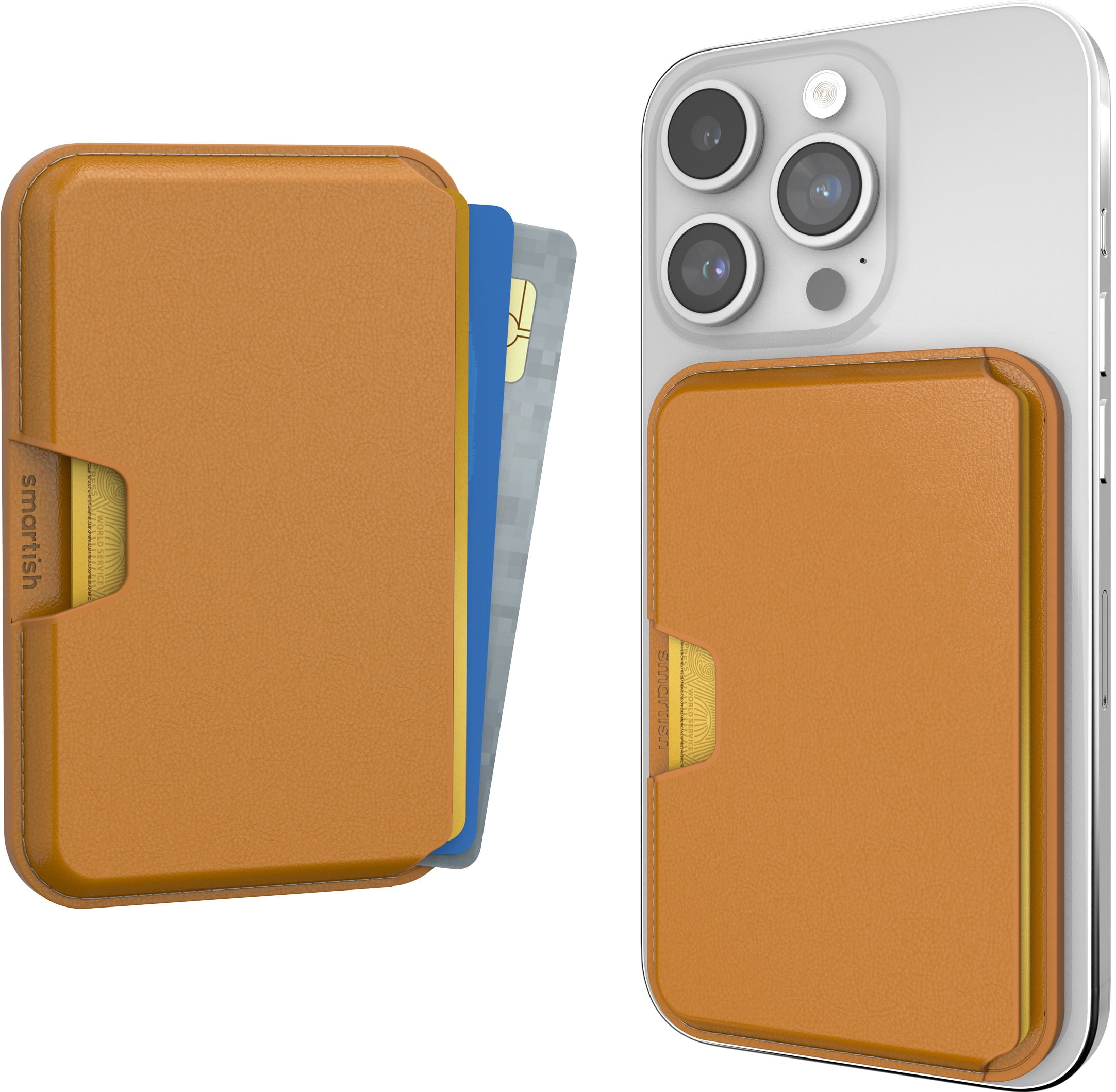 Smartish Wallet for MagSafe iPhones - Side Hustle - Vegan Leather Slim ...