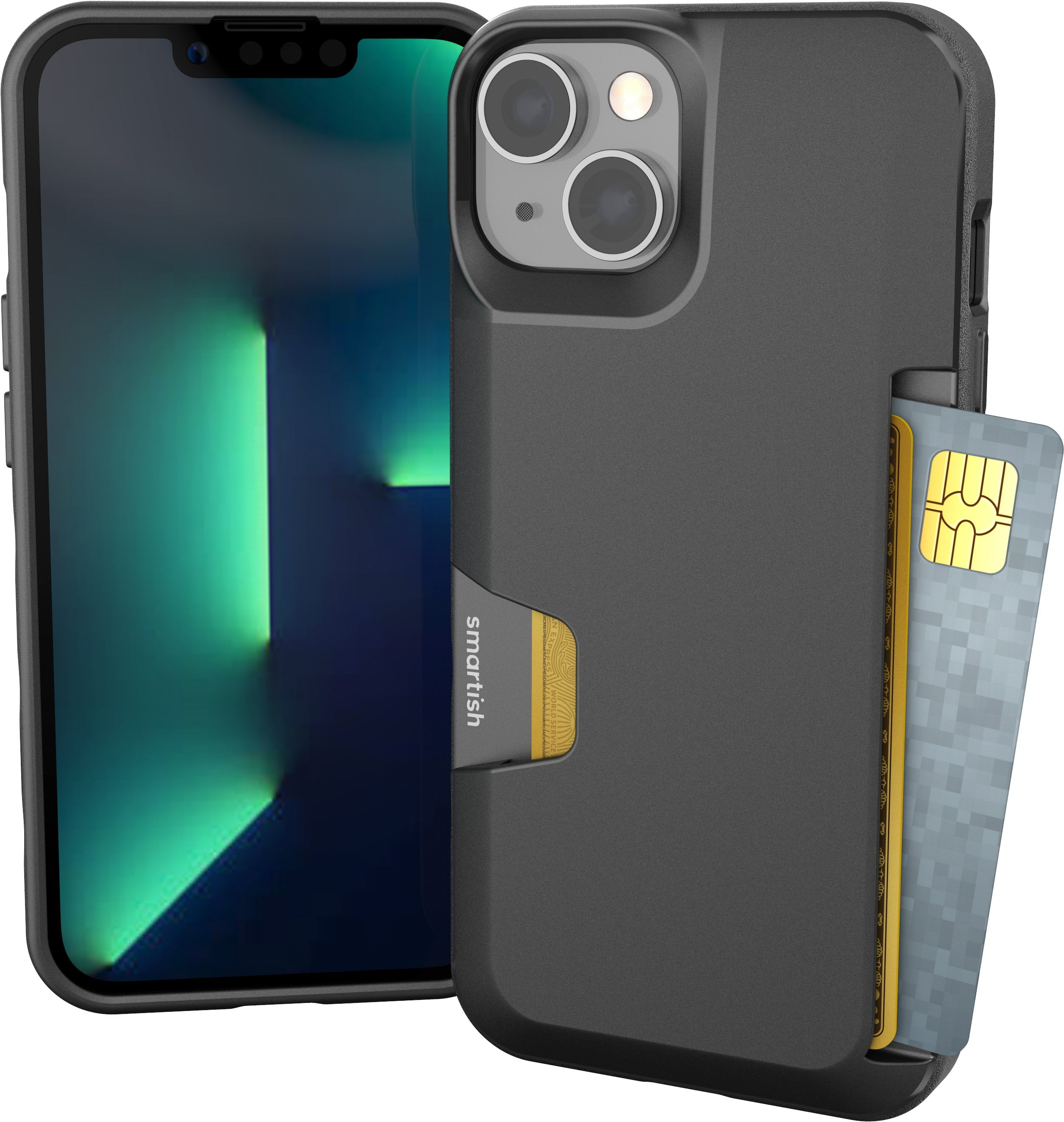 Smartish Slim Protective iPhone 14 Wallet Case - Credit Card Holder ...