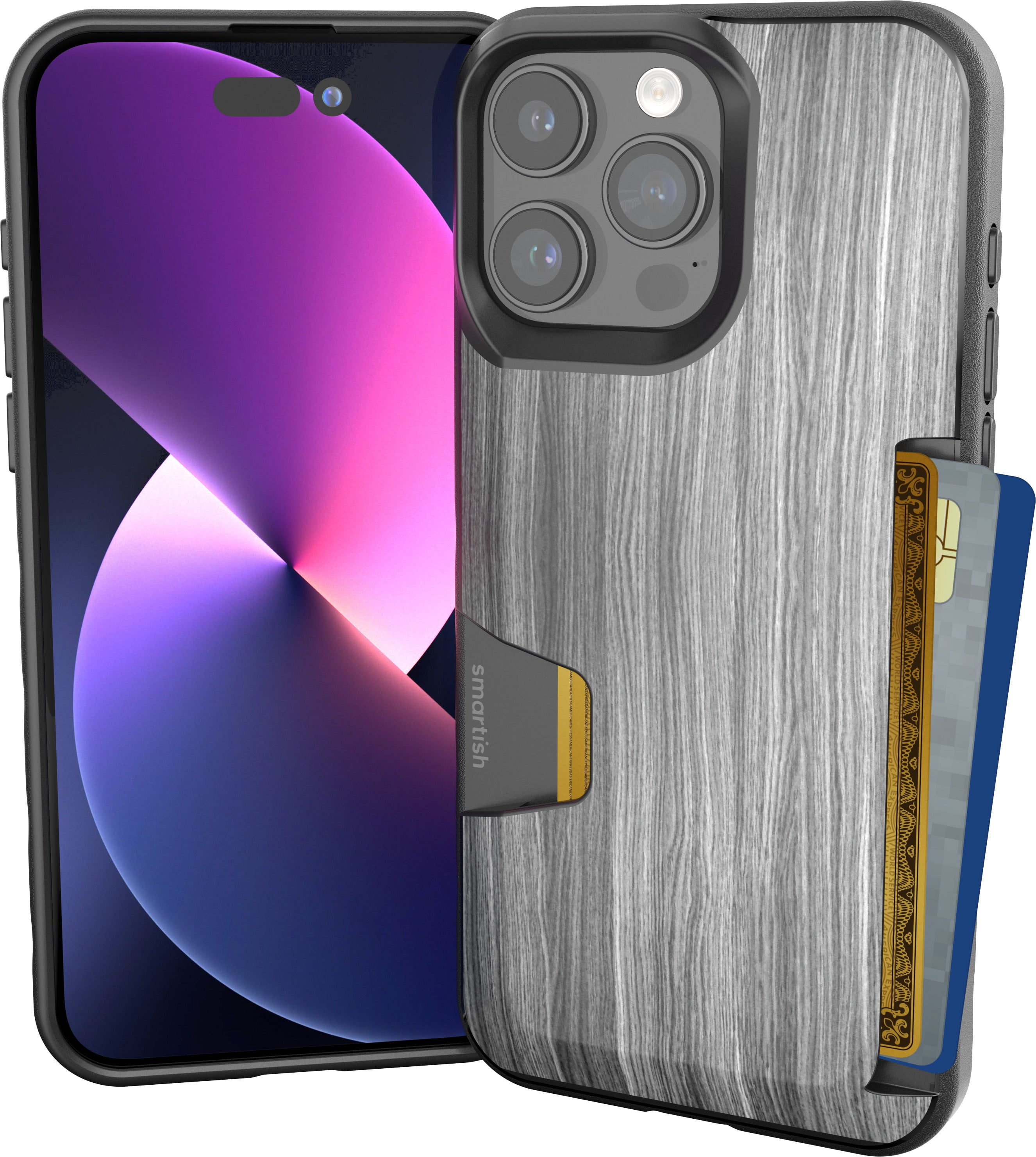 Smartish iPhone 15 Pro Max Wallet Case - Wallet Slayer Vol. 1 [Slim ...
