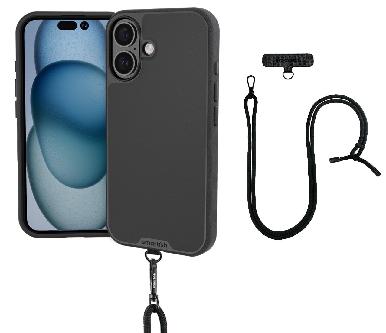 Smartish iPhone 16 MagSafe Case with Crossbody Lanyard Strap - Gripmunk ...