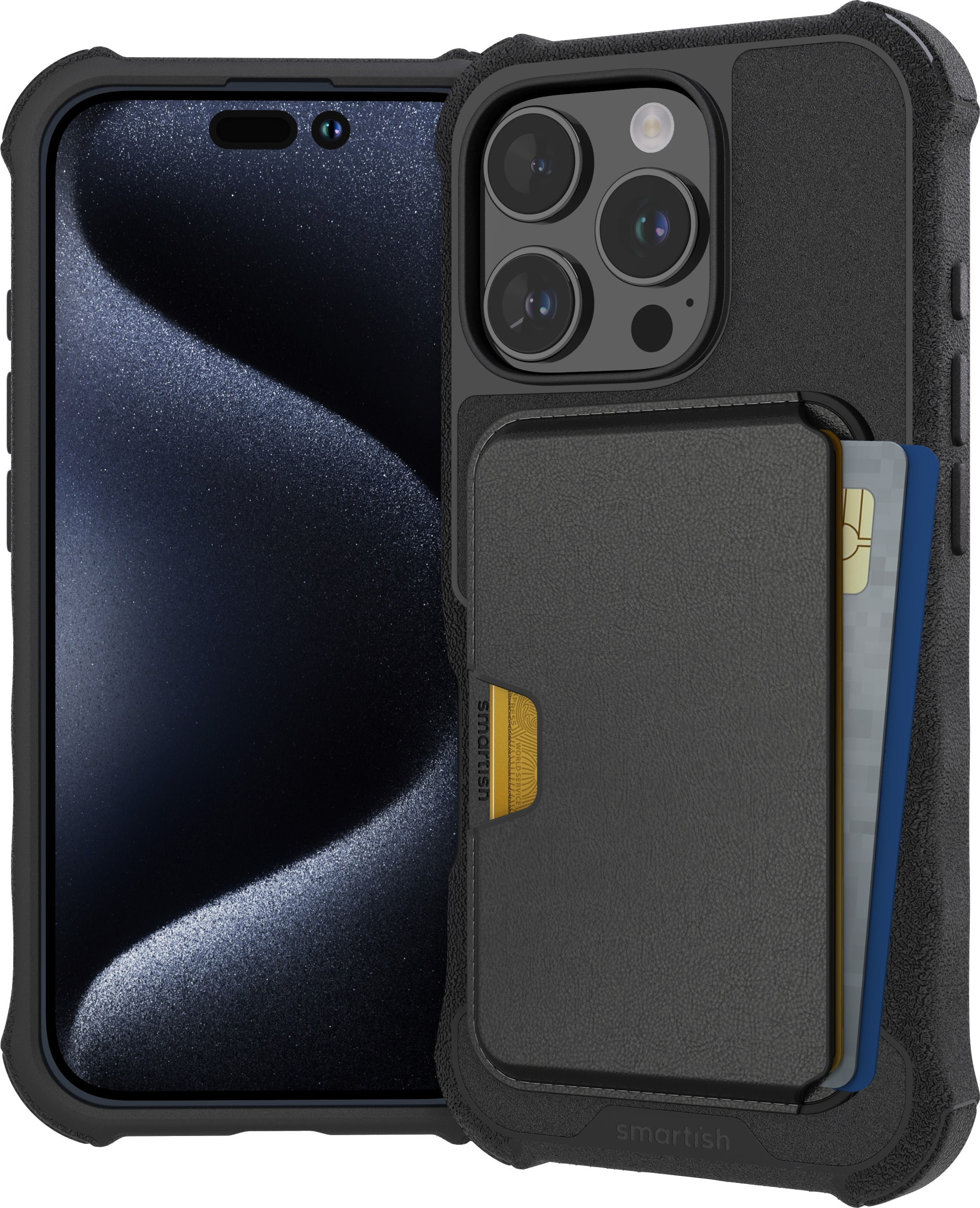 Smartish® iPhone 16 Pro Magnetic Case with MagSafe Wallet - Gripzilla ...