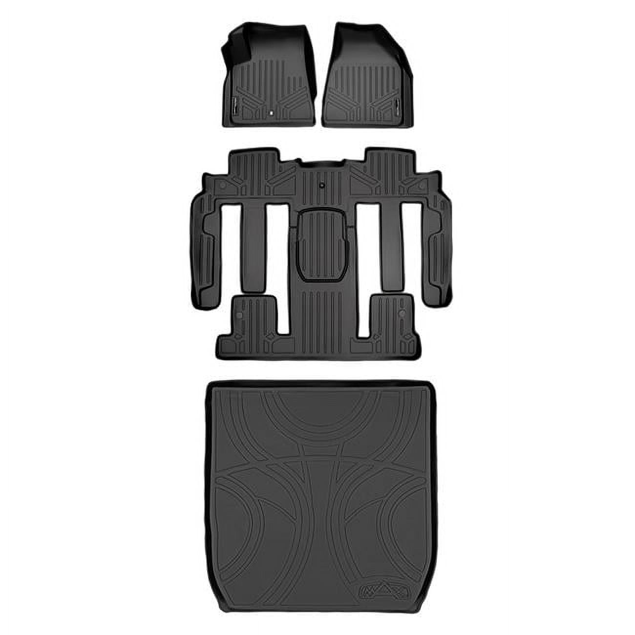 Smartliner SA0043-B0326-D0043 Custom Fit 3 Rows Behind 2nd Row Floor ...
