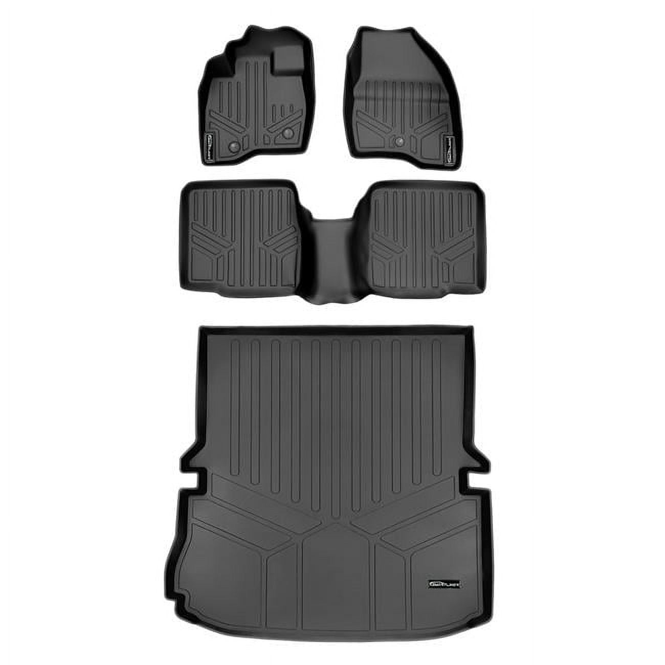 Smartliner SA0082-B0082-D0082 2 Rows Behind Floor Mats & Cargo Liner ...