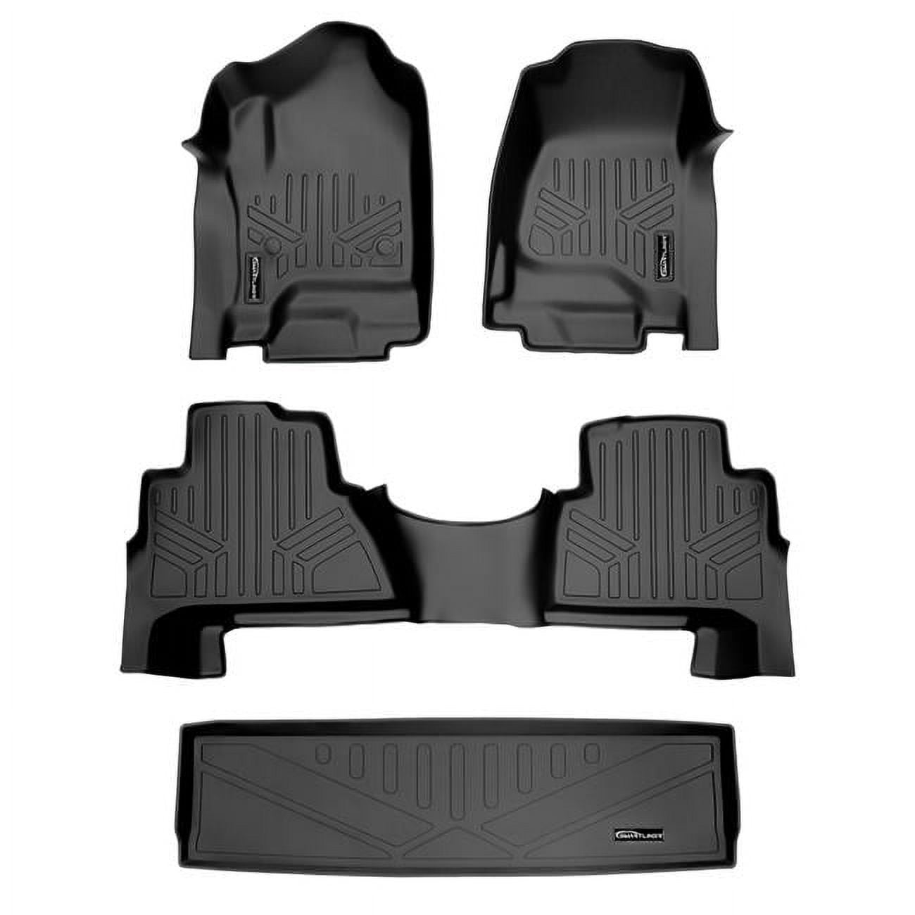 Smartliner SA0136-B0163-E0153 Custom Fit 2 Rows Behind 3rd Row Floor ...