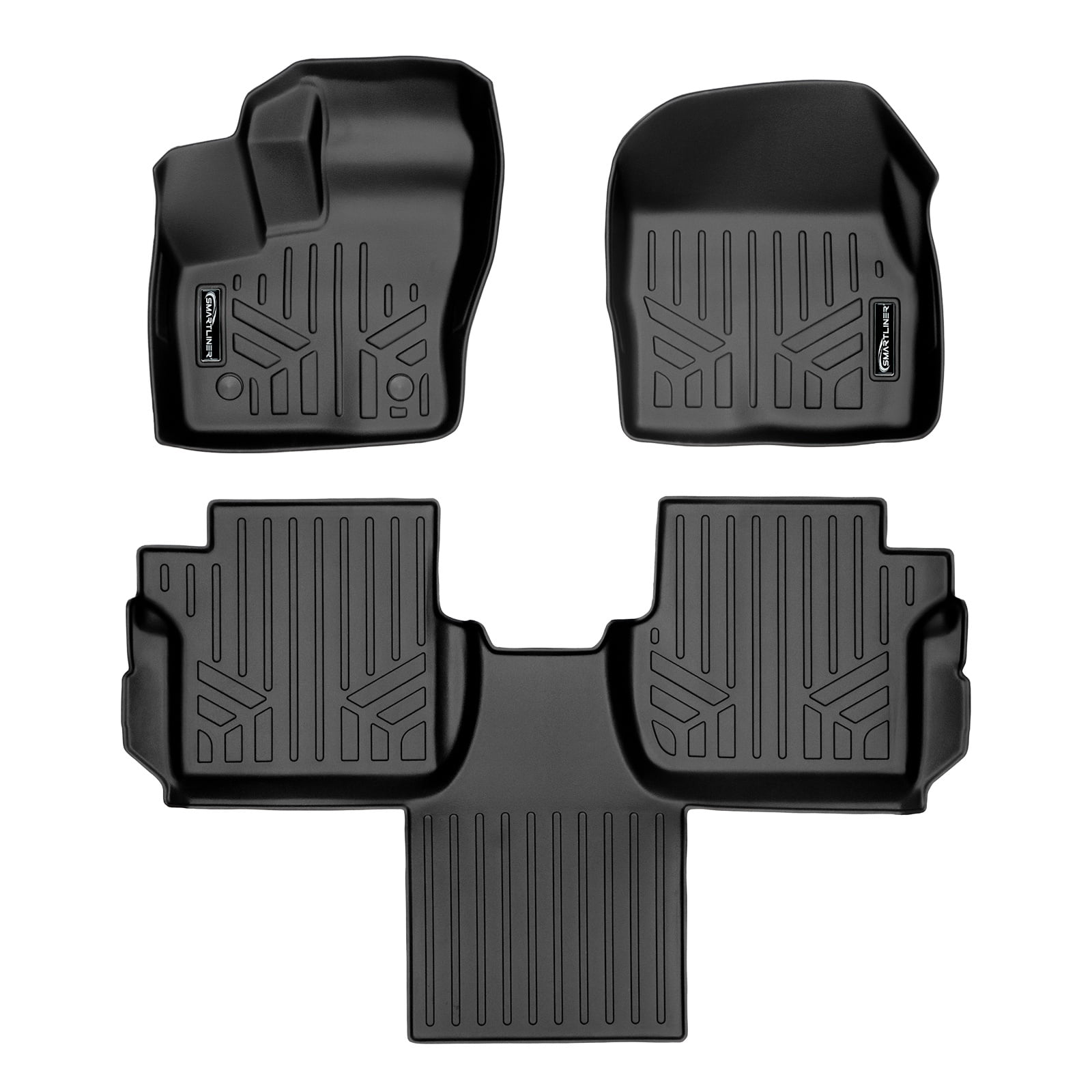 SMARTLINER 2 Rows Custom Fit Floor Liners Compatible with 2014 - 2017 ...