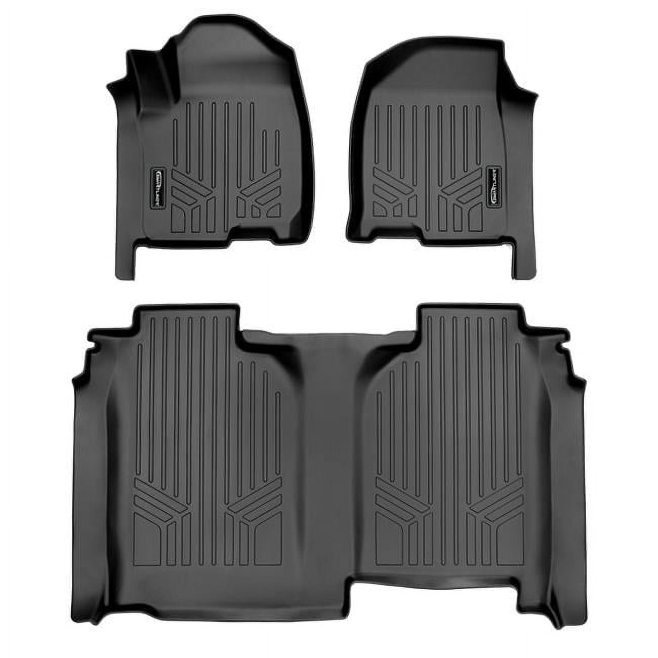 Smartliner SA0457-B0457 Custom 2 Row Floor Mats Liner Set - Vinyl Floor ...