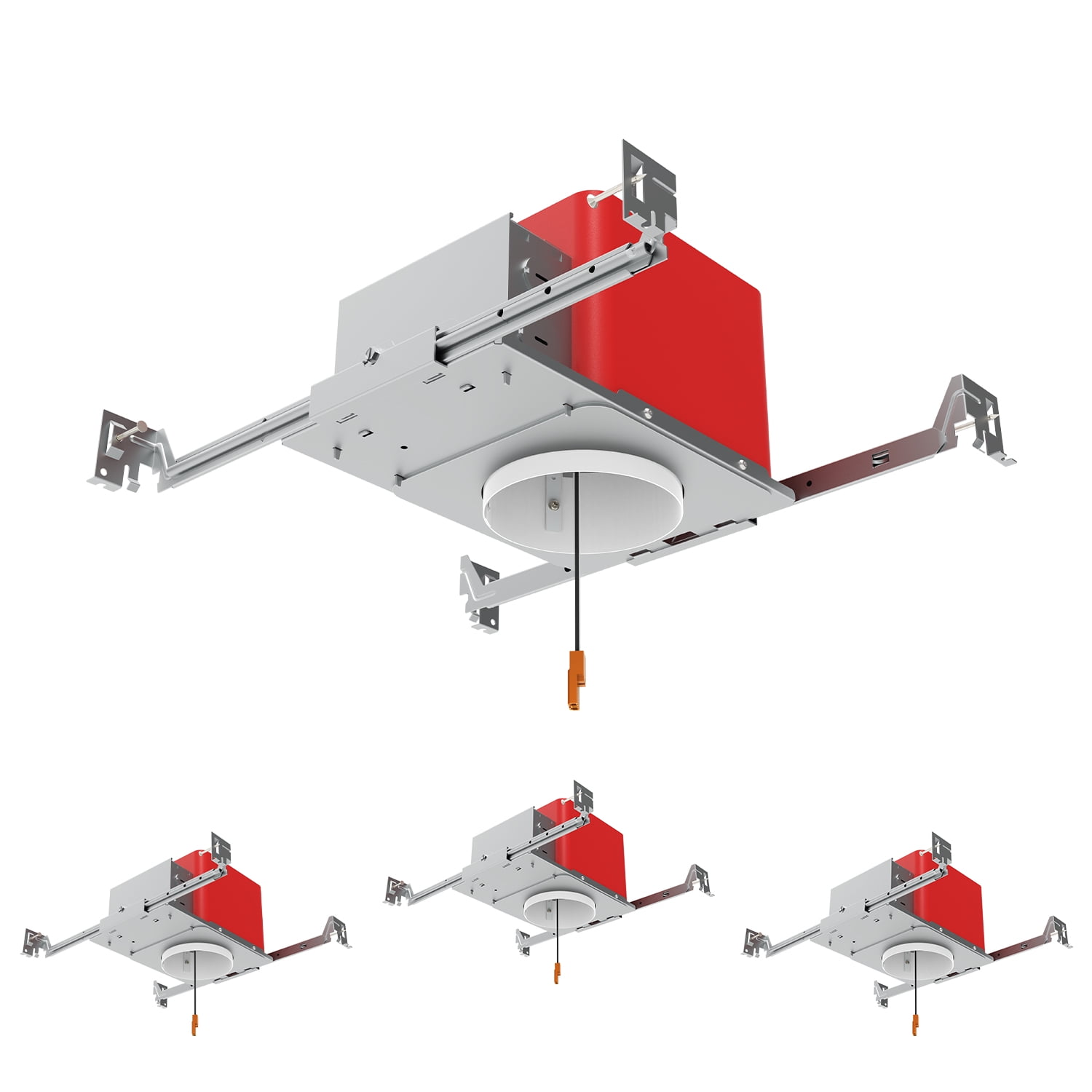 Smarton 4 Inch New Construction Fire Rated Recessed Housing, Air Tight ...