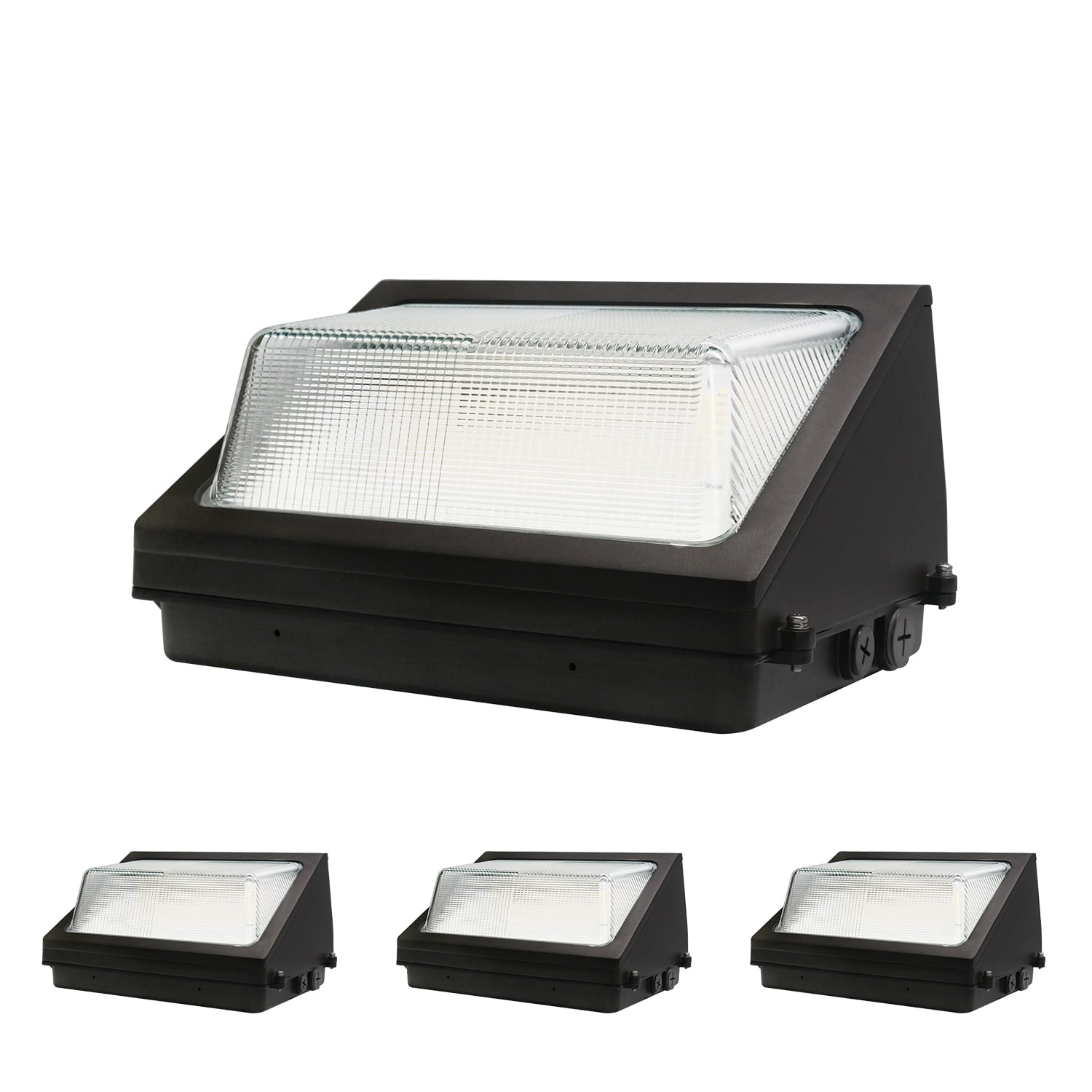 Smarton 4-Pack Wattage & CCT Selectable LED Wall Pack, Up to 16800 ...