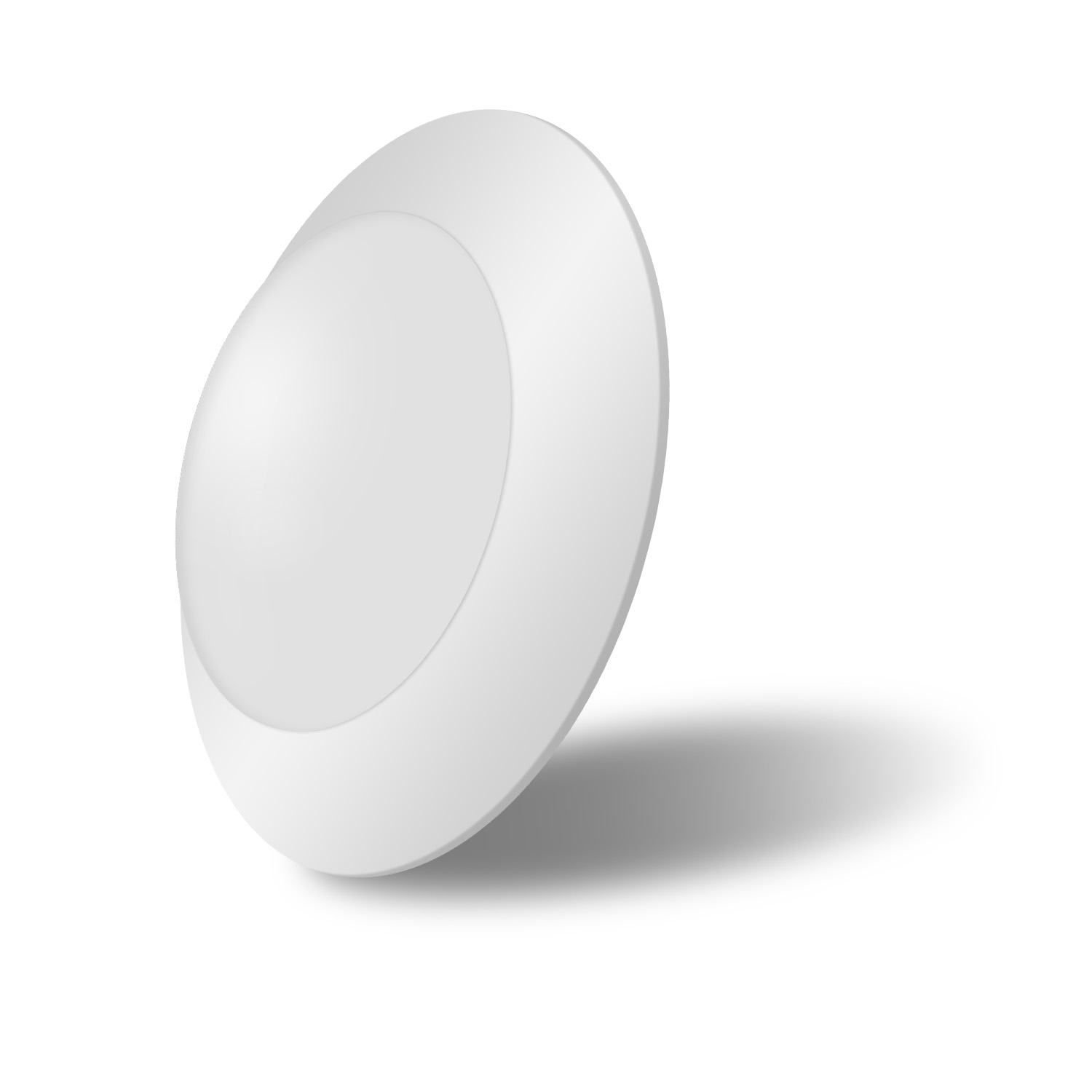 Smarton 6 inch Dimmable 3000K Warm White LED Disk Light Flush Mount ...