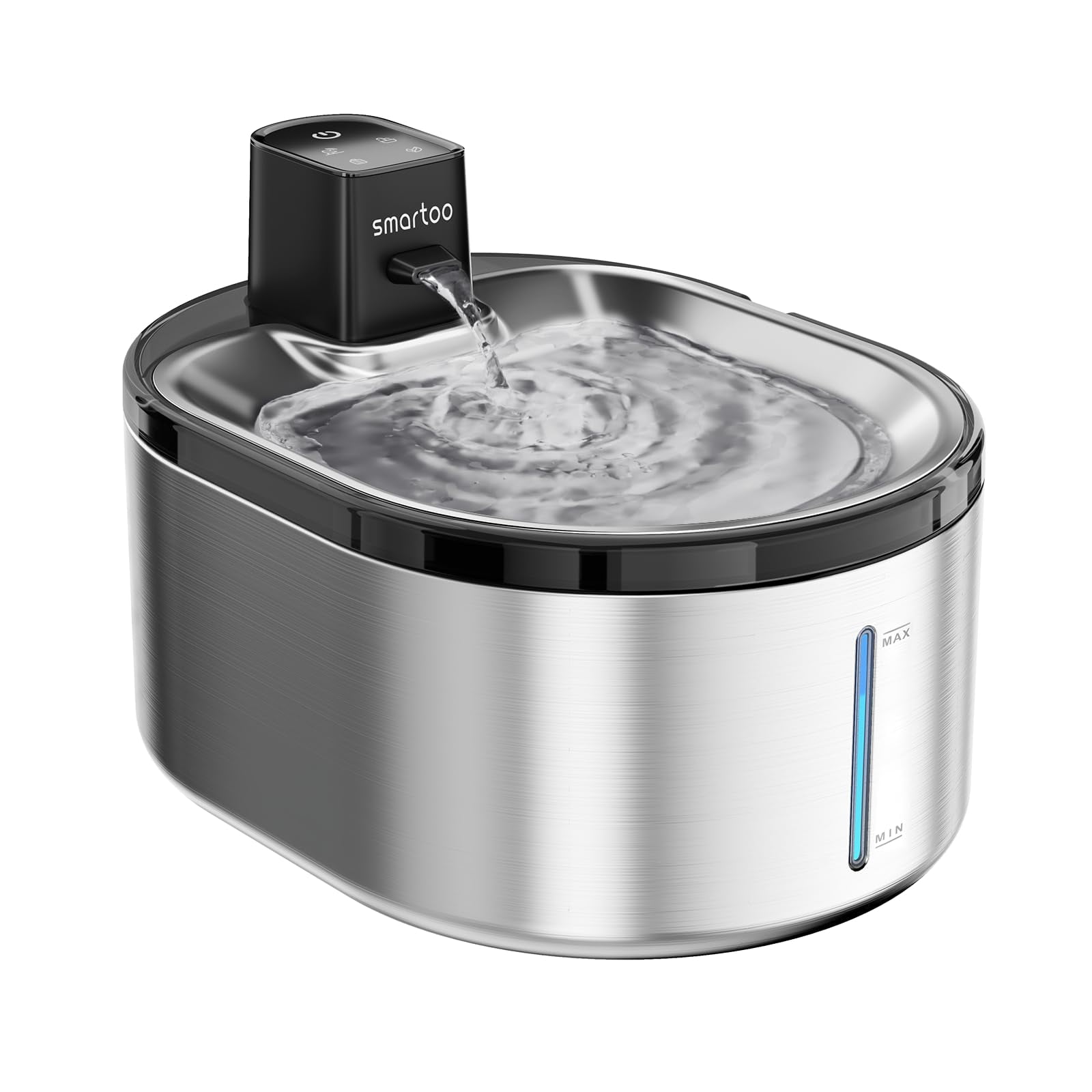 Smartoo Wireless Water MSF2 Fountain Stainless Steel, 152oz/4.5L ...