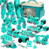 Smartoon Kids Magnetic Toys, Magnetic Robocar Set Smartoon Kids, Magnetics Robot Car Set, 35 in ...