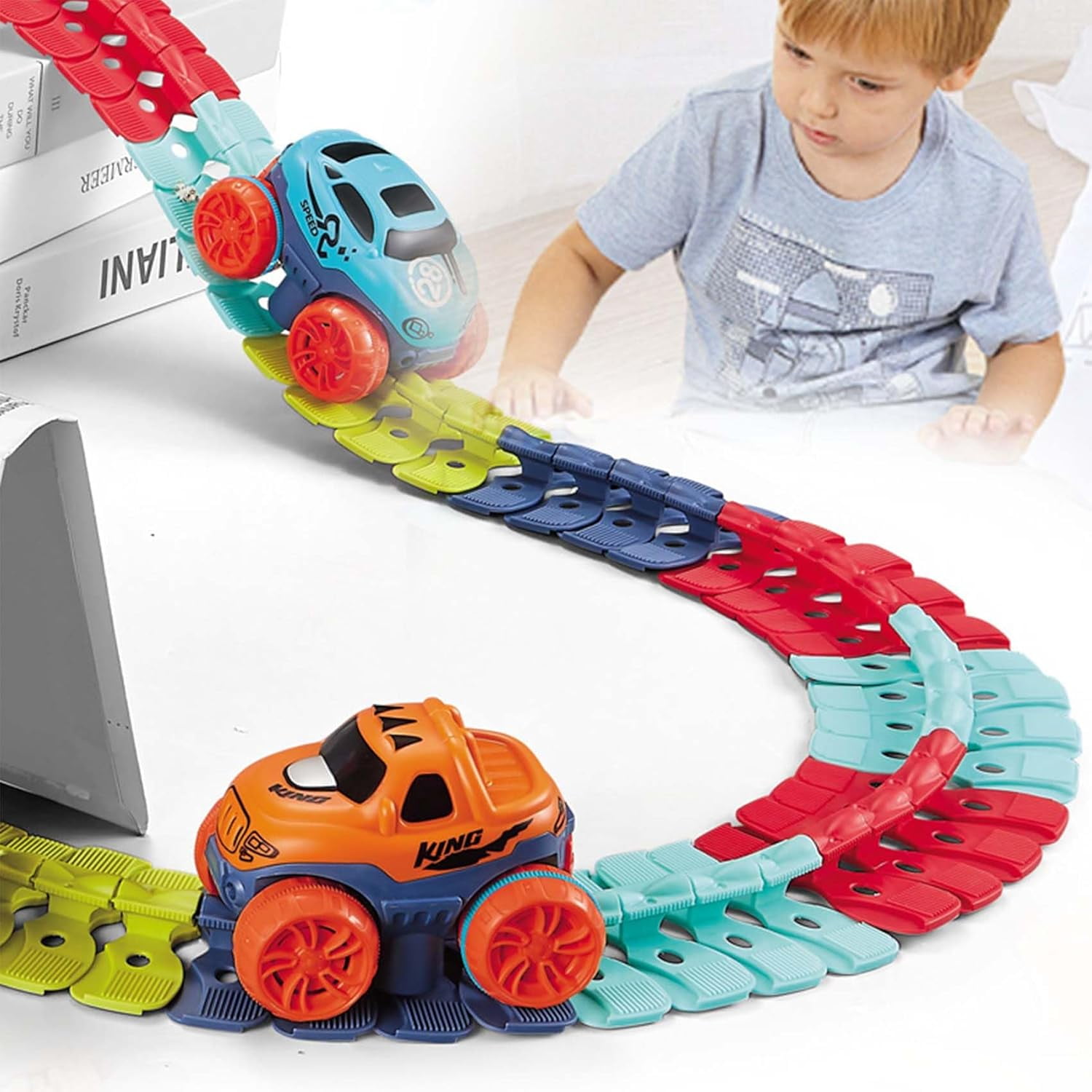 Smartoonkids Race Track, Smartoonkids Anti Gravity Race Track, 360 ...
