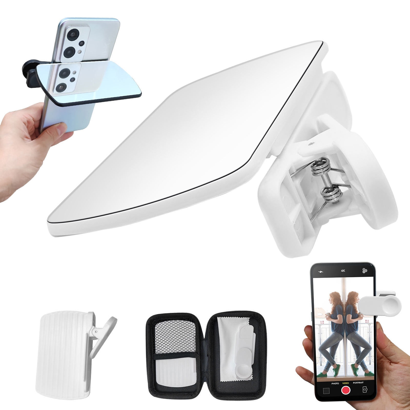 Smartphone Camera Mirror Reflection Clip Kit,Adjustable Smartphone Lens ...