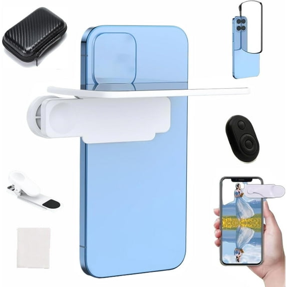 Smartphone Camera Mirror Reflection Clip Kit, Mirror Effect Lens - Capture Stunning Reflections ...