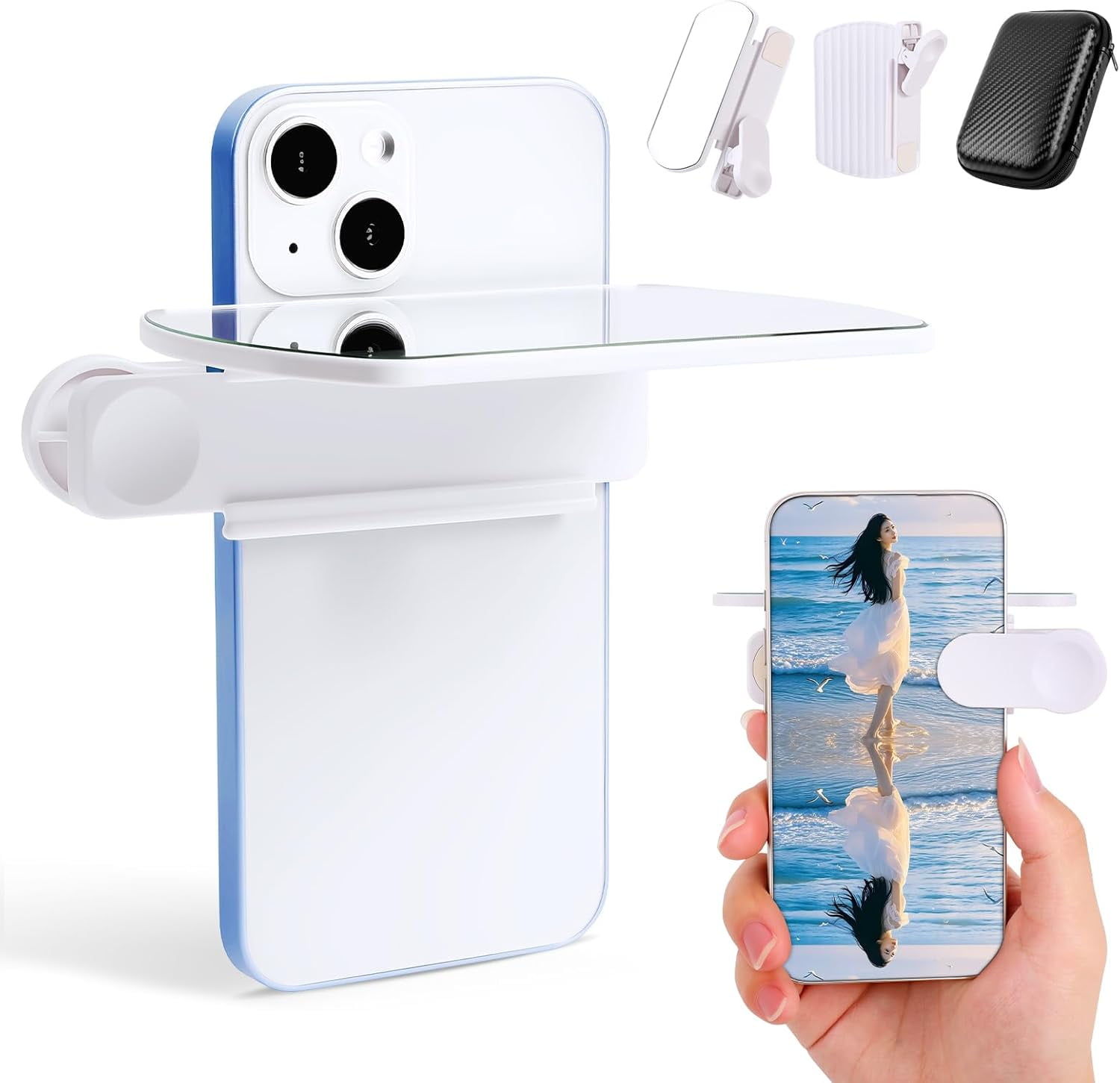 Smartphone Camera Mirror Reflection Clip Kit Phone Camera Mirror ...