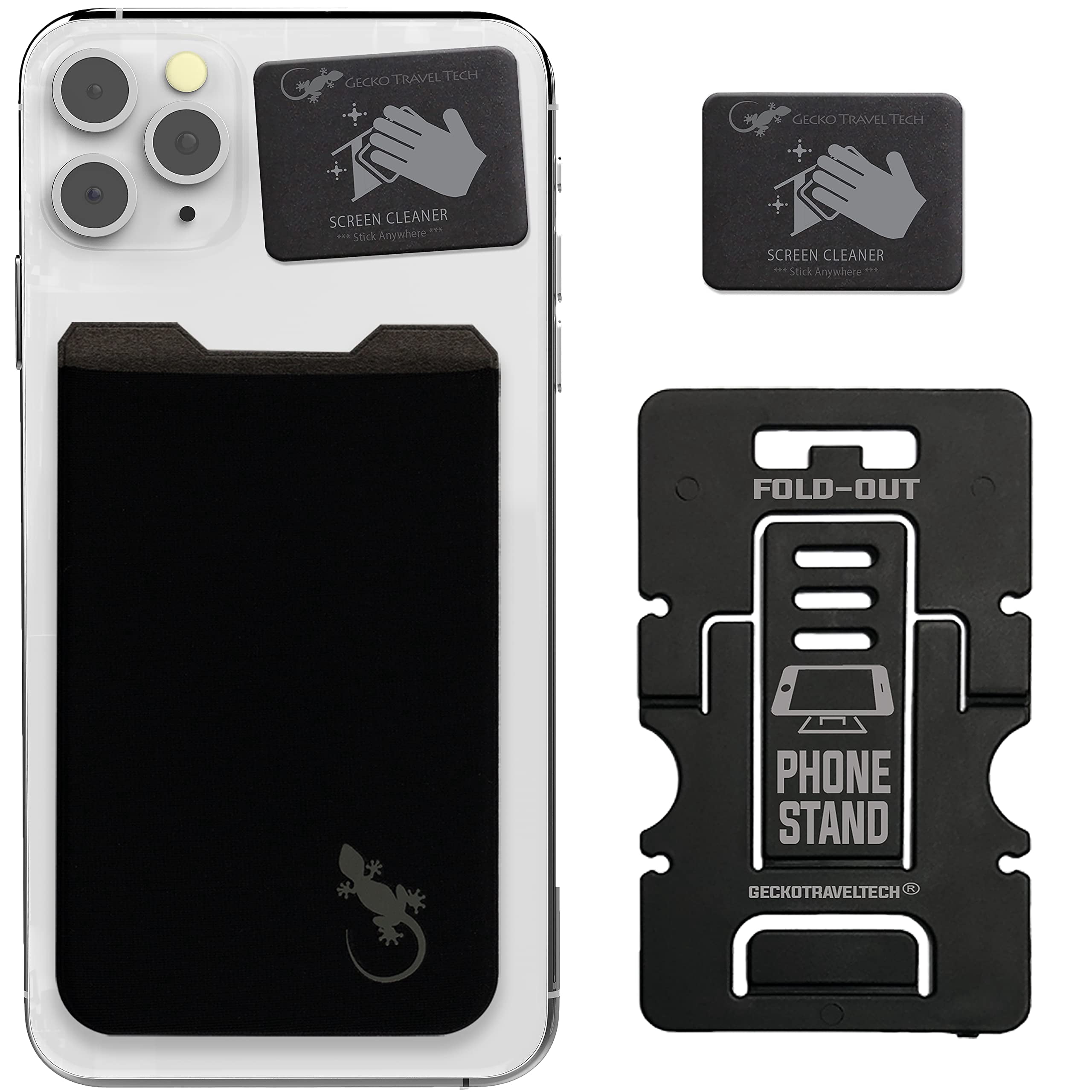 Smartphone Case for Hand Phones - Adhesive Cardholder & Wallet - Carry ...