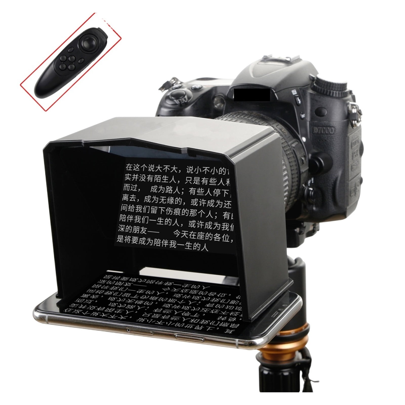 Smartphone Teleprompter Camera Photo Studio Interview Video Prompter ...