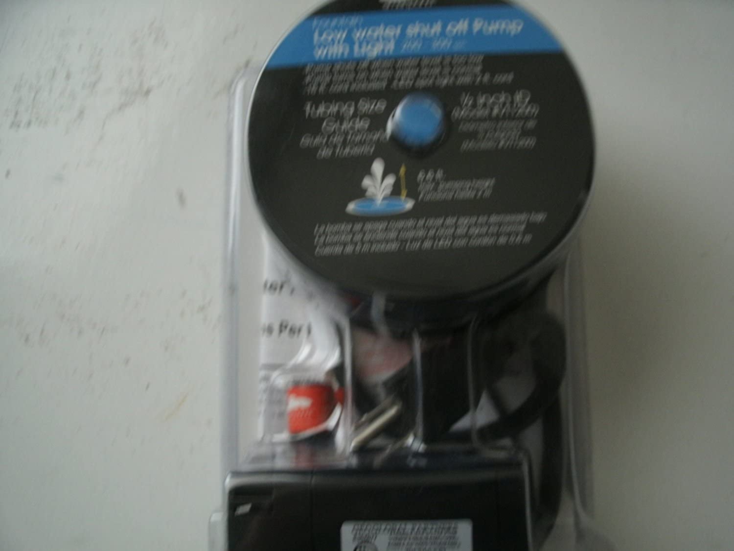 Smartpond 200-300 GPH Low Water Shut Off Fountain Pump with Light Item ...
