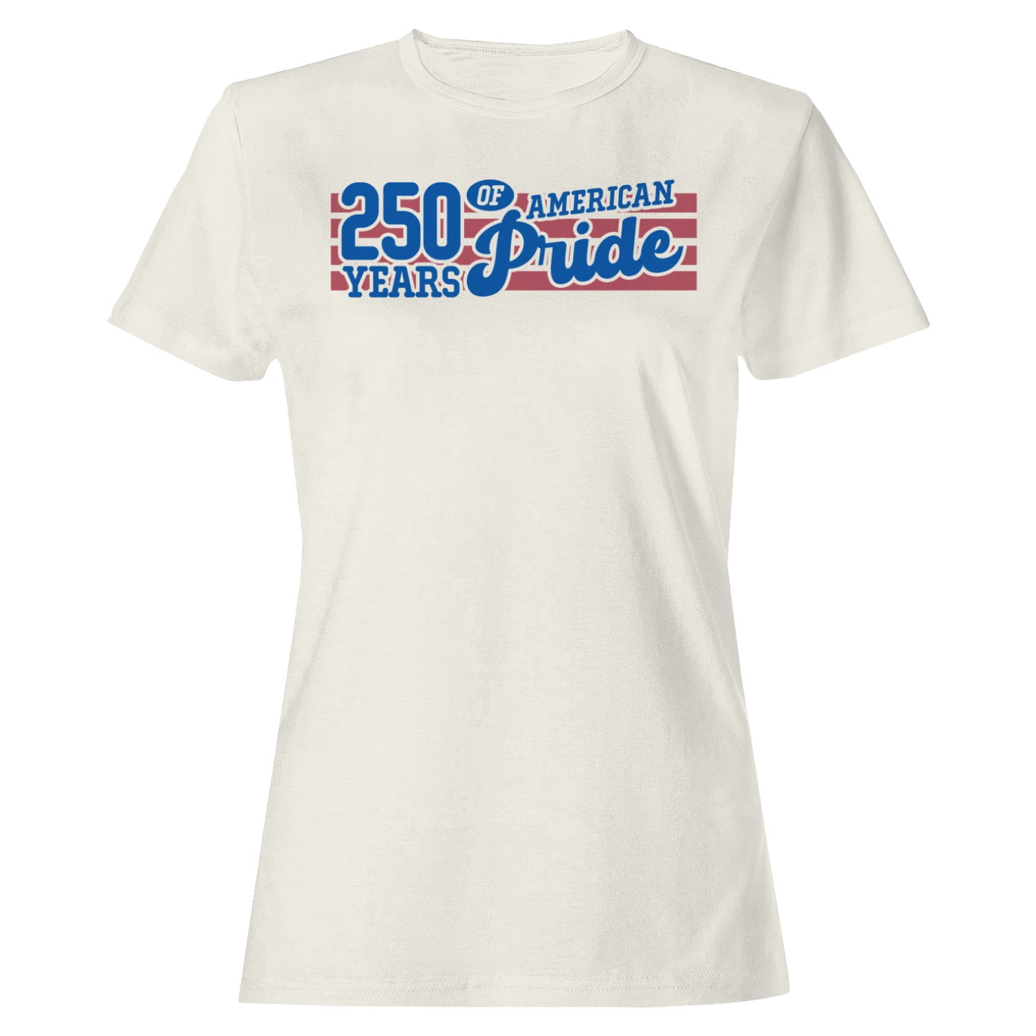 Smartprints 250 Years of American Pride Women's T-Shirt Off White ...