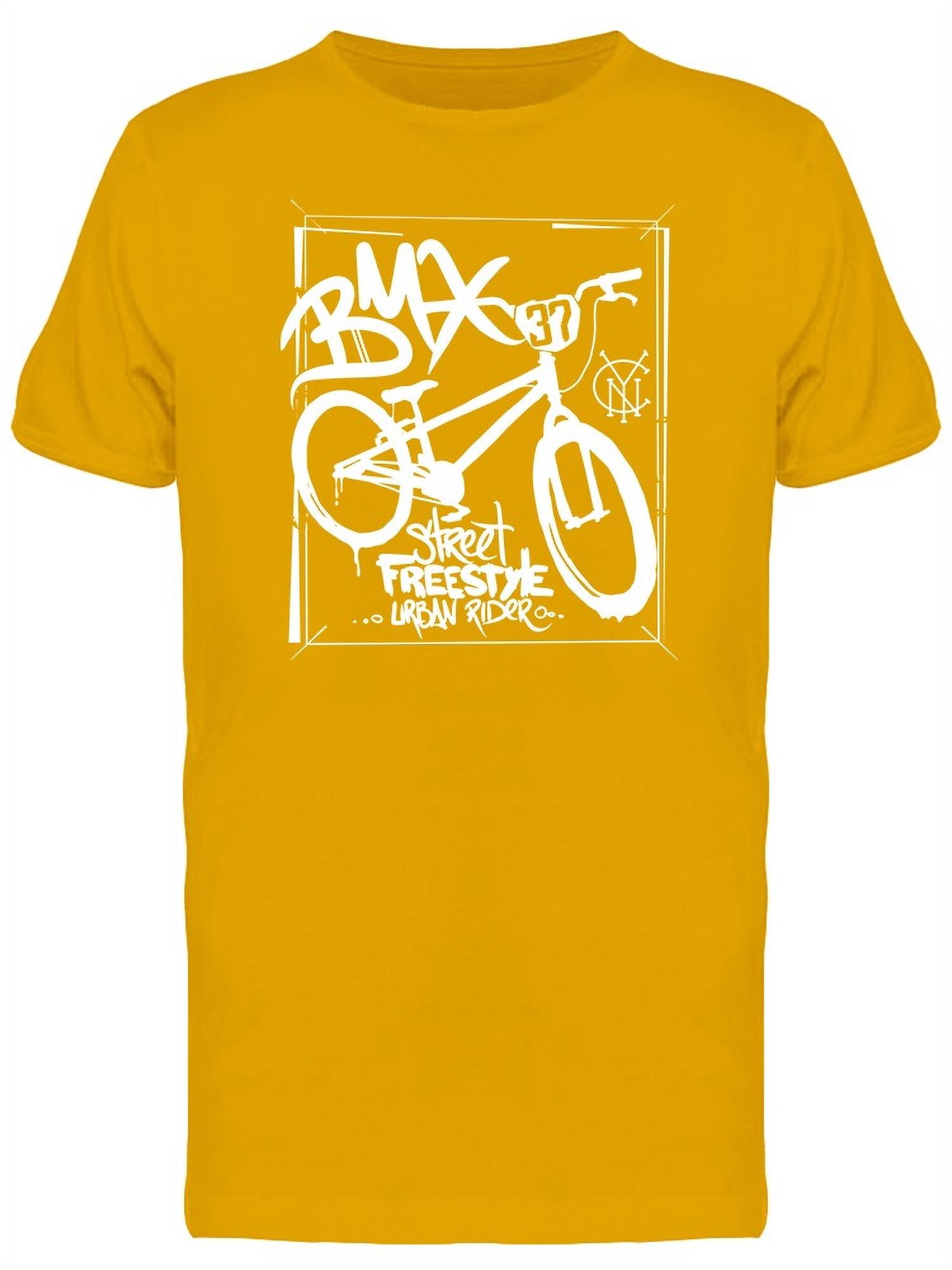 Smartprints Mens Graphic Tee - Bmx Extreme Bike Street Style - Regular Fit 100% Cotton - Walmart.com