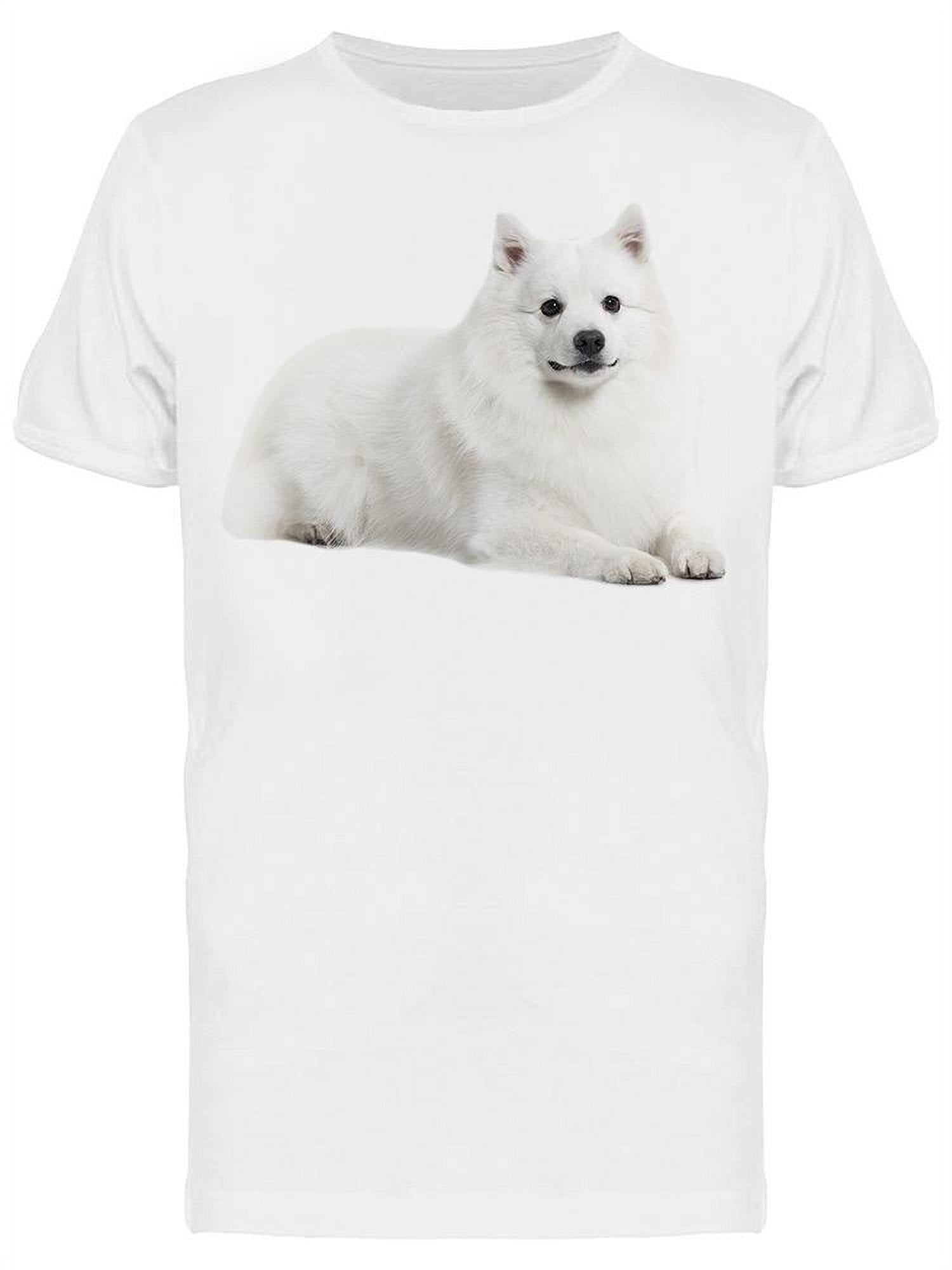 Smartprints Mens Graphic Tee - Cute Japanese Spitz Dog - Regular Fit ...