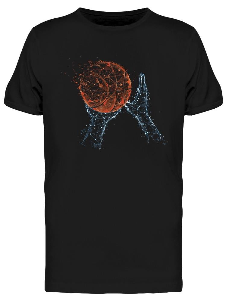 Smartprints Mens Graphic Tee - Player Shooting Basketball - Regular Fit ...