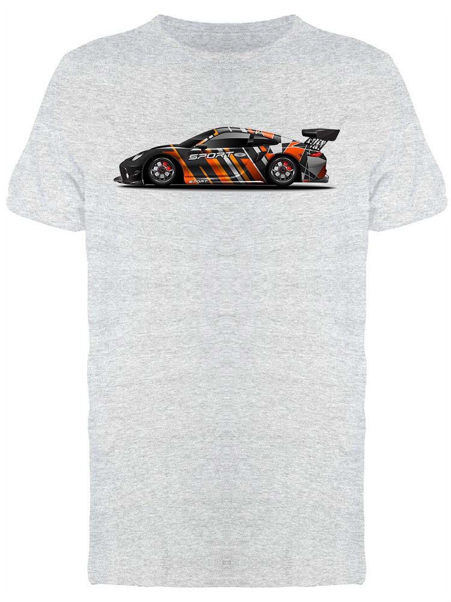 Smartprints Mens Graphic Tee - Racing Sport Car Graphic - Regular Fit ...