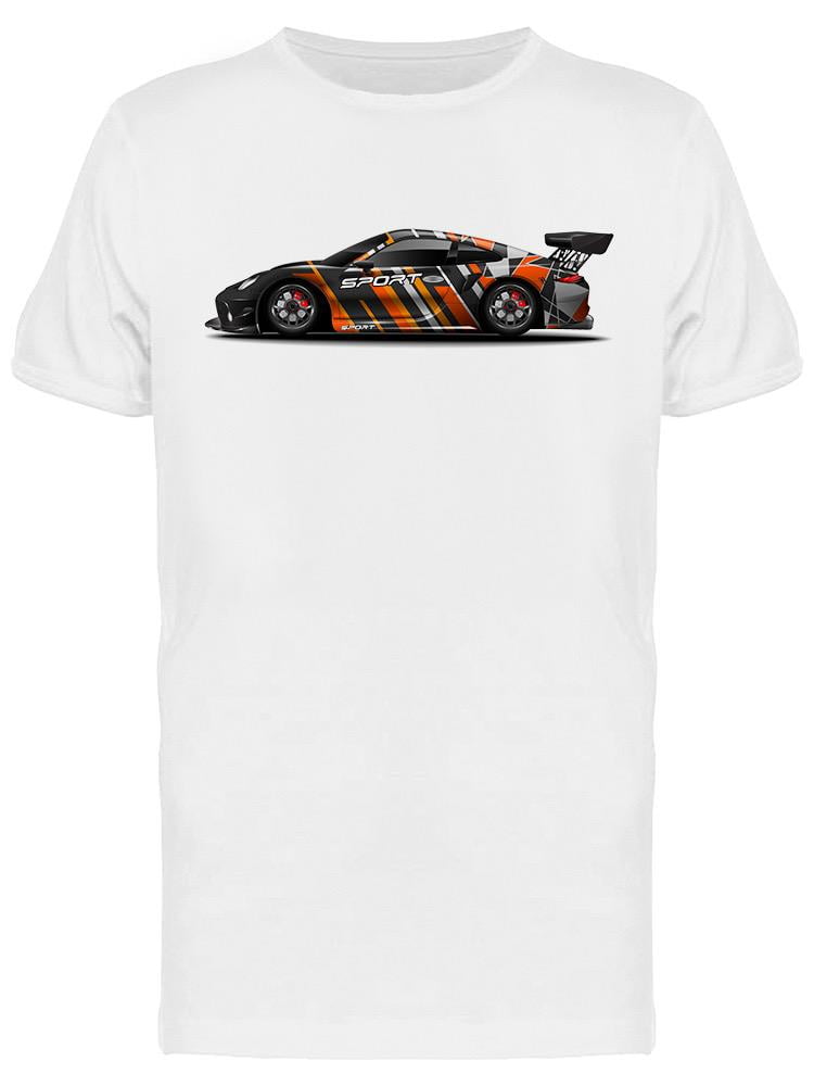 Smartprints Mens Graphic Tee - Racing Sport Car Graphic - Regular Fit ...
