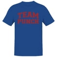 Smartprints Team Punch Varsity Lettering Men's T-Shirt Royal Blue ...