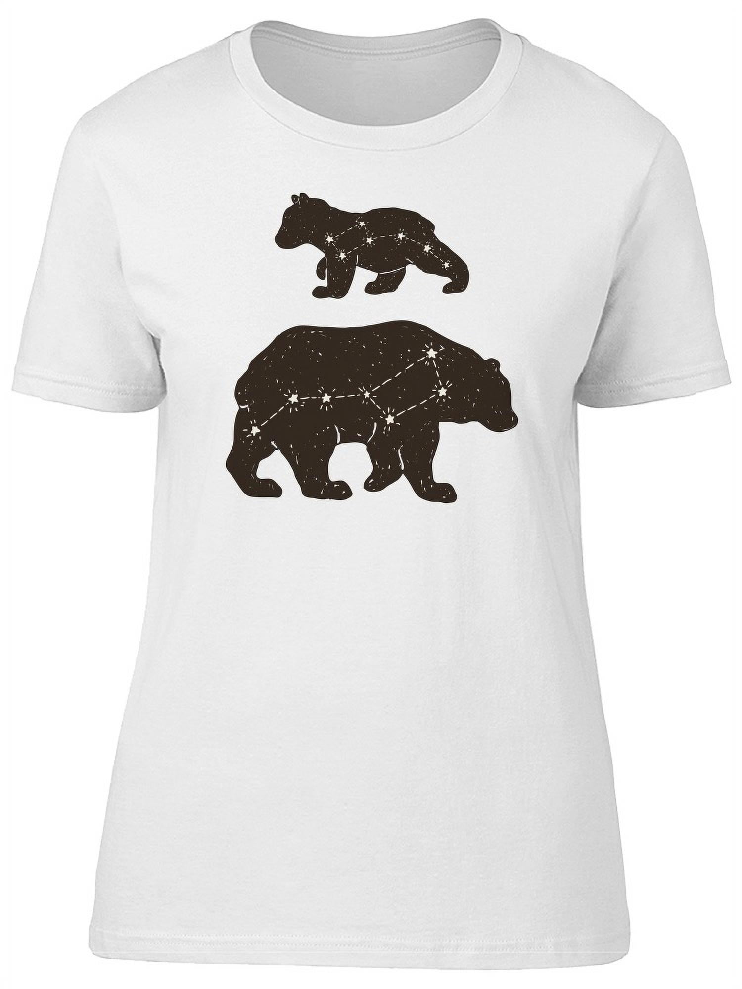 Smartprints Womens Graphic Tee - Ursa Major Minor Constellations ...