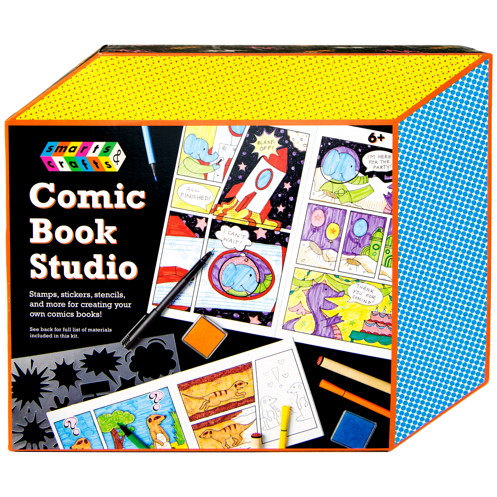 Smarts Crafts Unisex Make Your Own Comic Book Studio Kit 33 Pieces Smarts Crafts Unisex Make Your Own Comic Book Studio Kit 33 Pieces