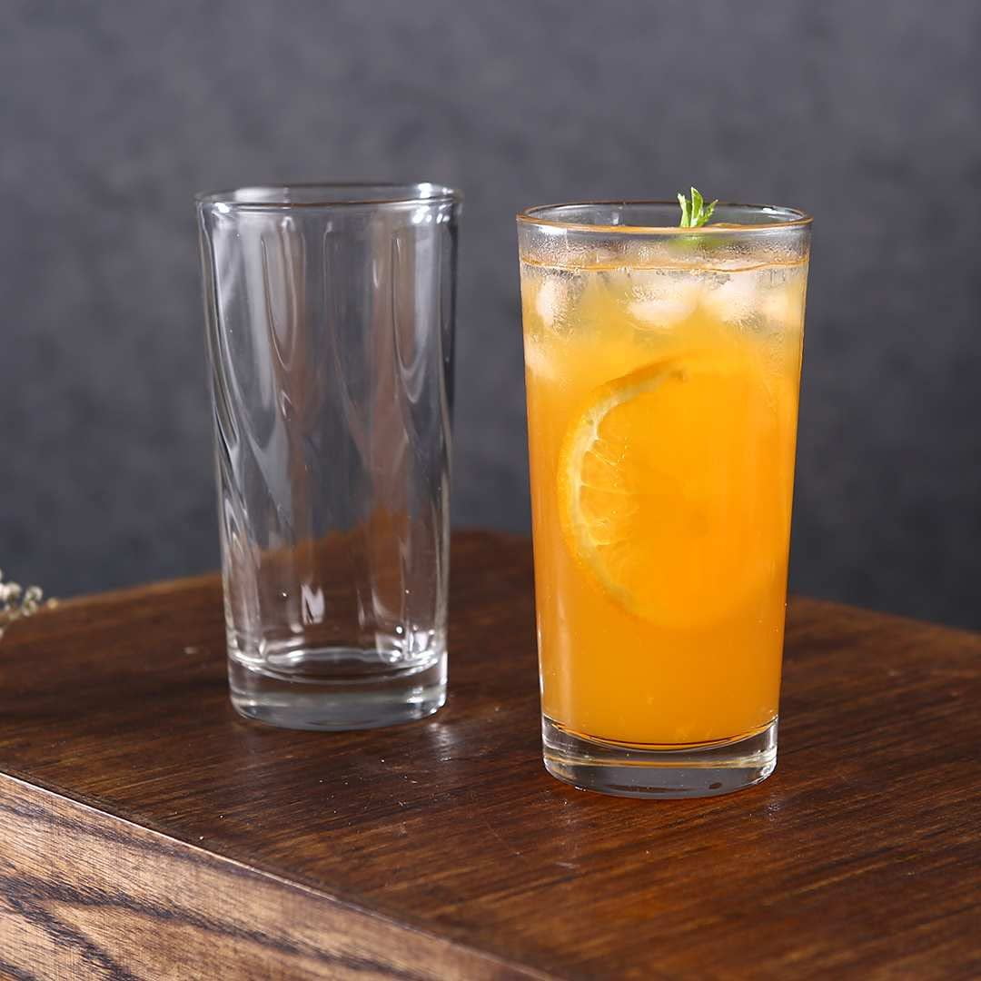 Smartserve Kia Imported 250 ml Clear Water Glasses Set of 6 pcs ...