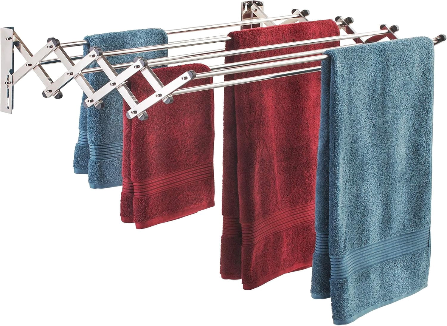Smartsome | Wall Mounted | Clothes Drying Rack | 34" Wide | 22.5 Linear ...