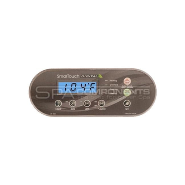 Smarttouch Spa Side Control for LXP-2020 LCD Light-Aux1-Jets-Aux2 Temp ...
