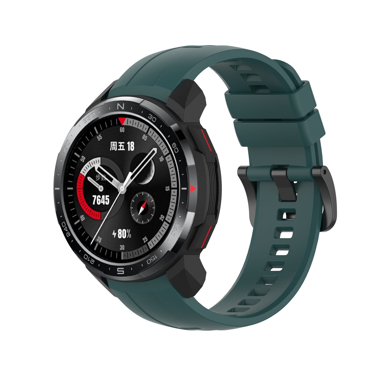 Smartwatch Accessory Silicone Sport Band Sweat Proof Solid Color with ...