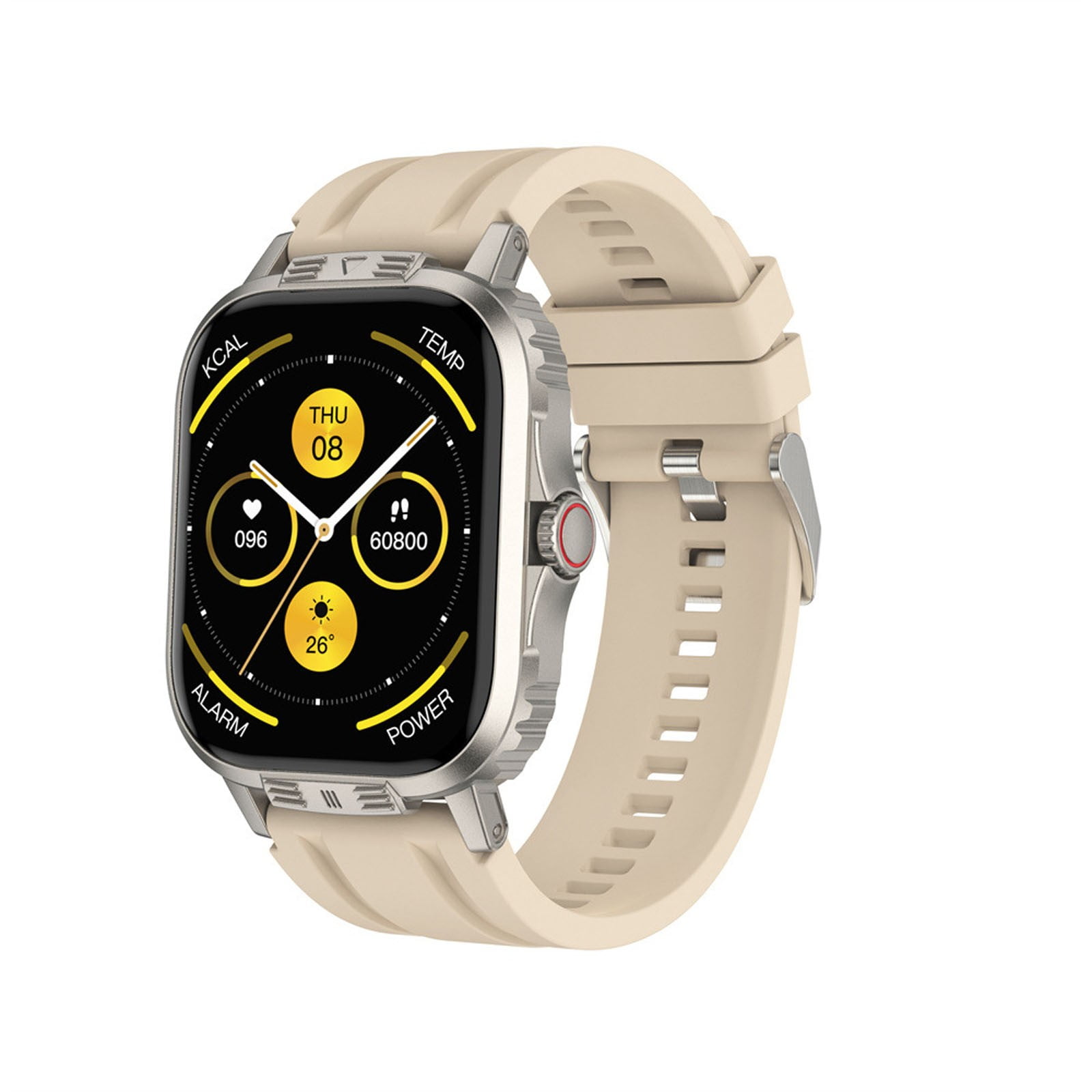 Smartwatch for Android Phones, .19 Inch Display, Alloy Frame ...